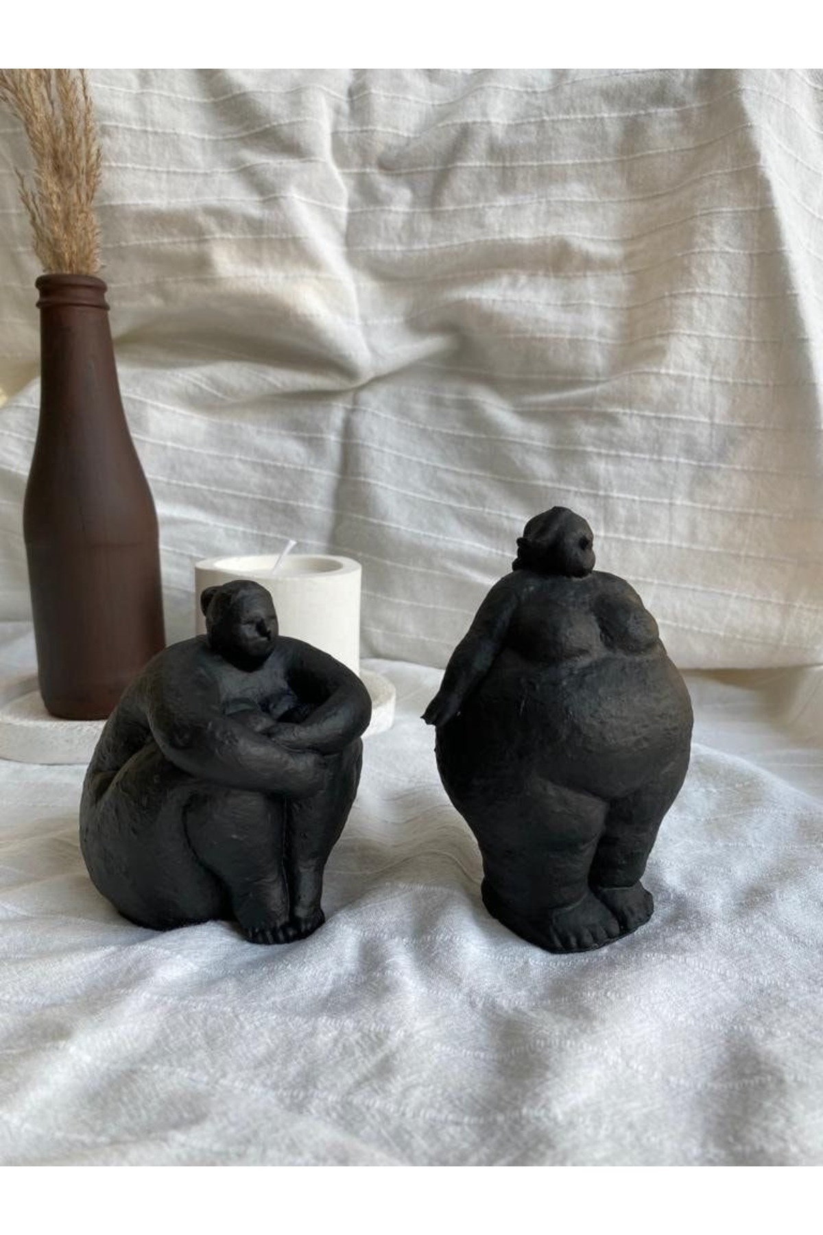 Daisyyartxstudio Mini Fat lady biblo siyah ikili - Fiyatı, Yorumları
