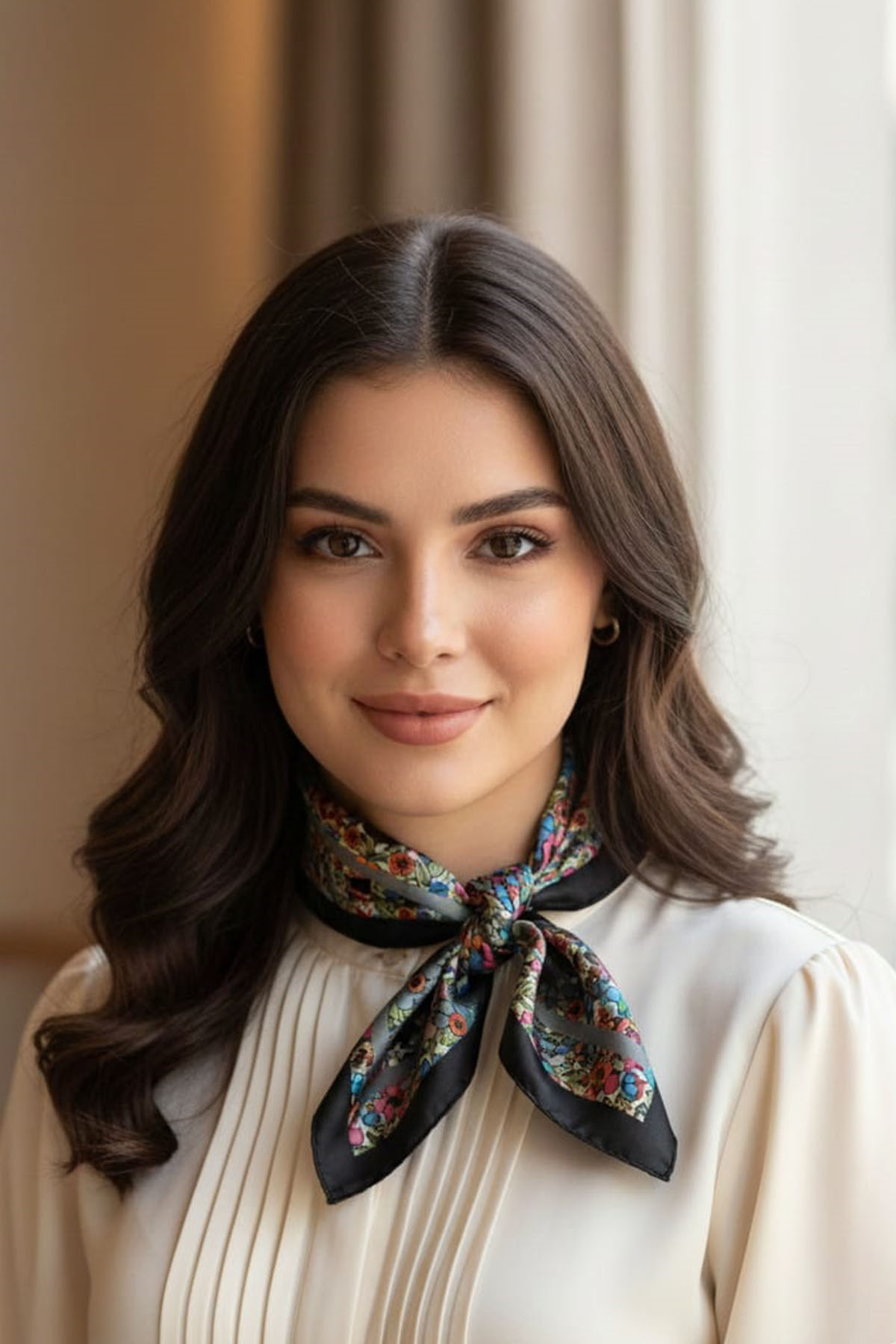 Pure Silk Atelier %100 Saf İpek Lüks Mini Fular (50x50 cm) - Fiyatı ...