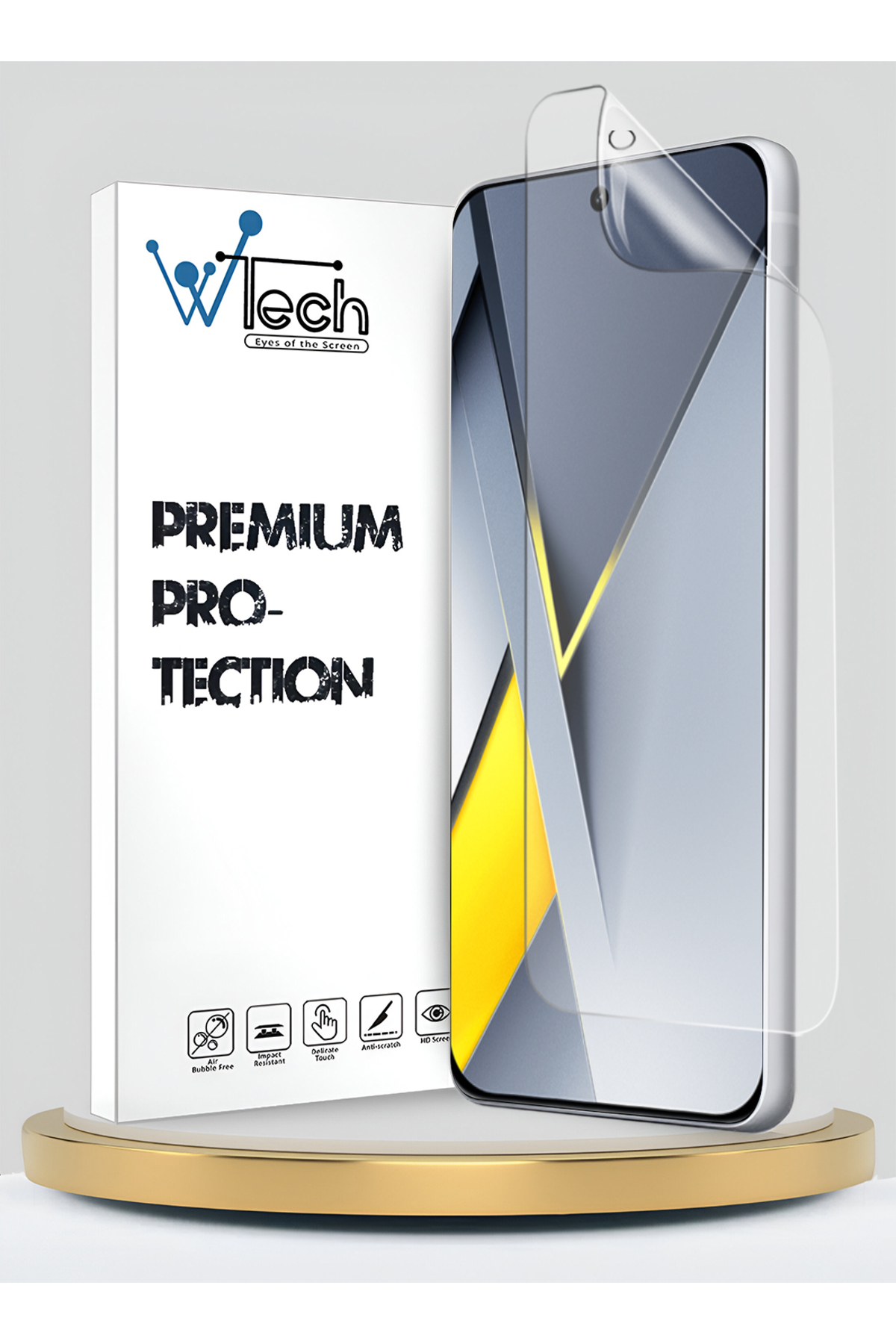 Wtech Xiaomi Poco F8 Ultra 5G 2025 Premium Hydrogel Film Thin and ...