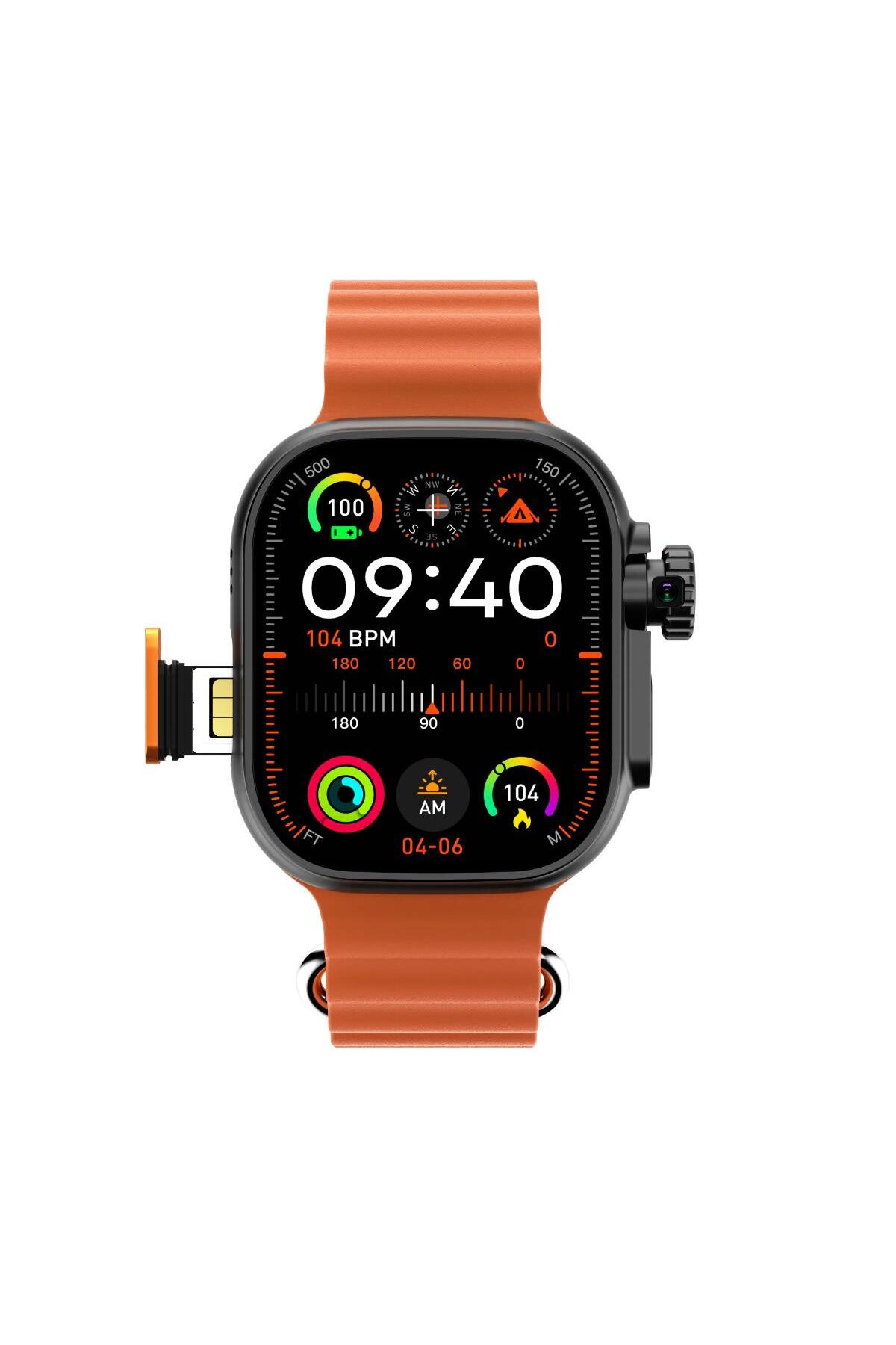 Green Lion 4G Ultra Smart Watch AMOLED Display SIM Calling Android ...