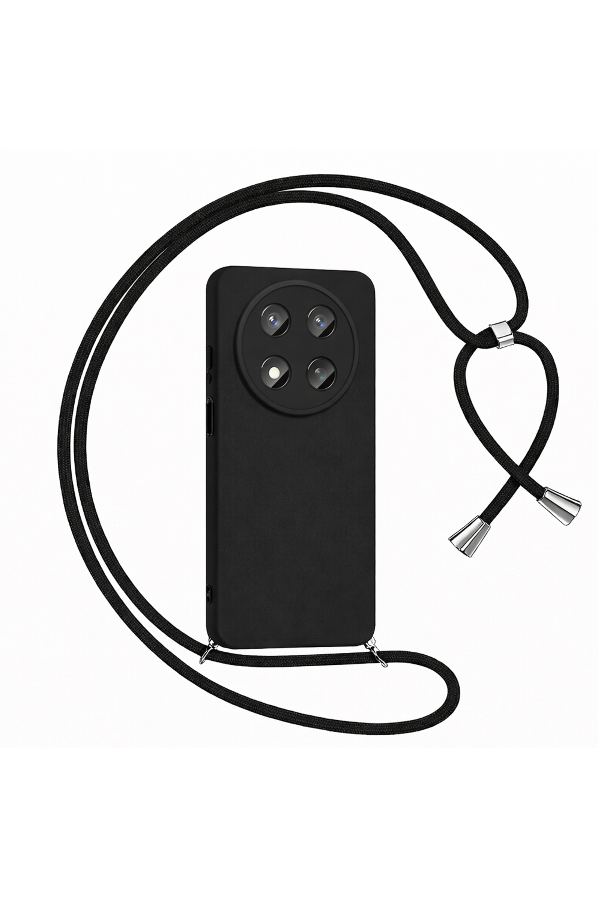 Coverzone Honor Magic 7 Lite ile Uyumlu İpli Boyun Askılı Silikon Kılıf ...