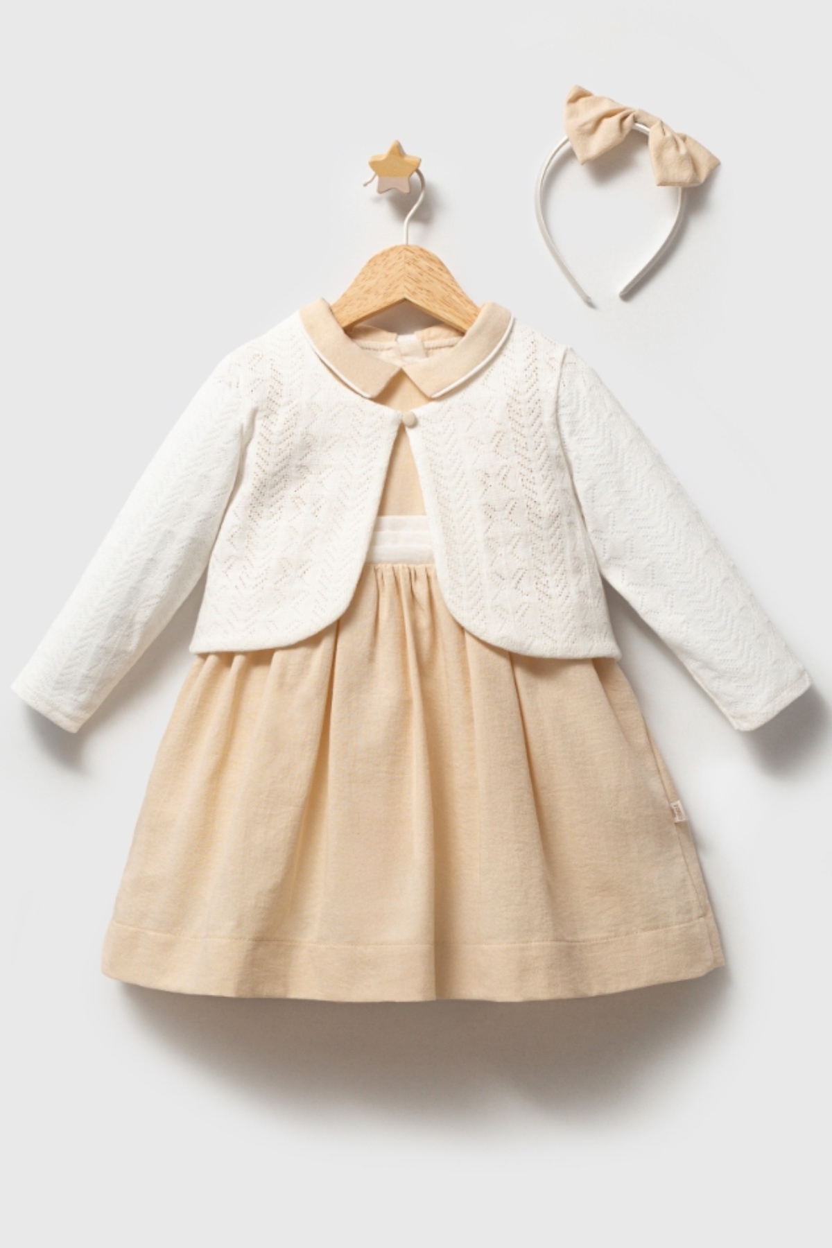 MixMax Bebe Baby Girl & Child Quilted Bolero-Short Sleeve Dress-Crown 3 ...