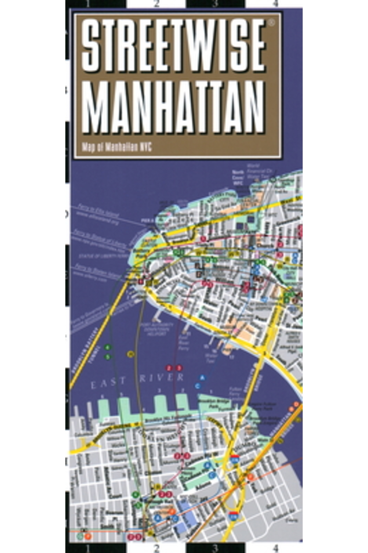 Michelin Travel Pubn Streetwise Manhattan Map - Laminated City Center ...