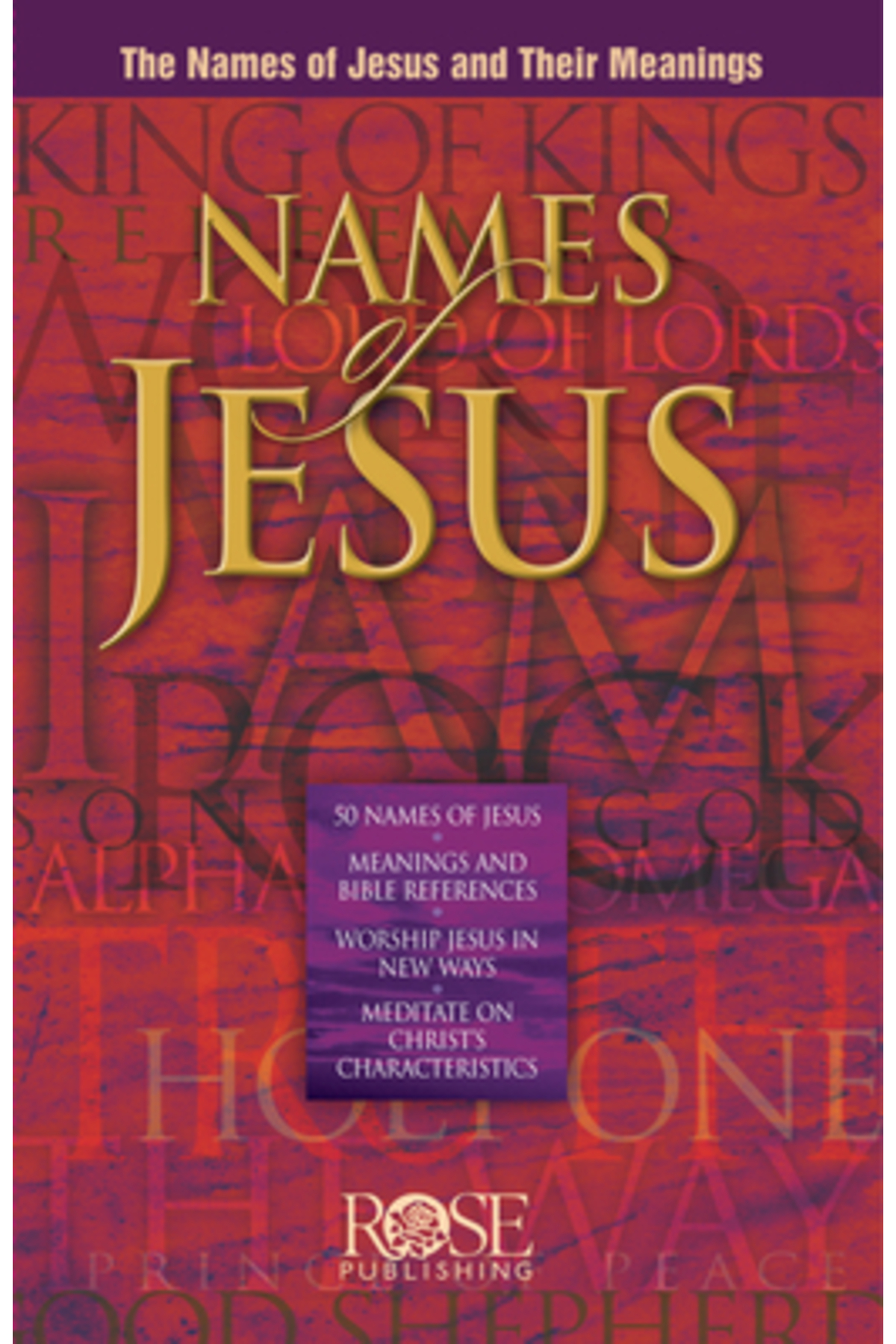 Cambridge Univ Pr Names of Jesus Pamphlet: The Names of Jesus and Their ...