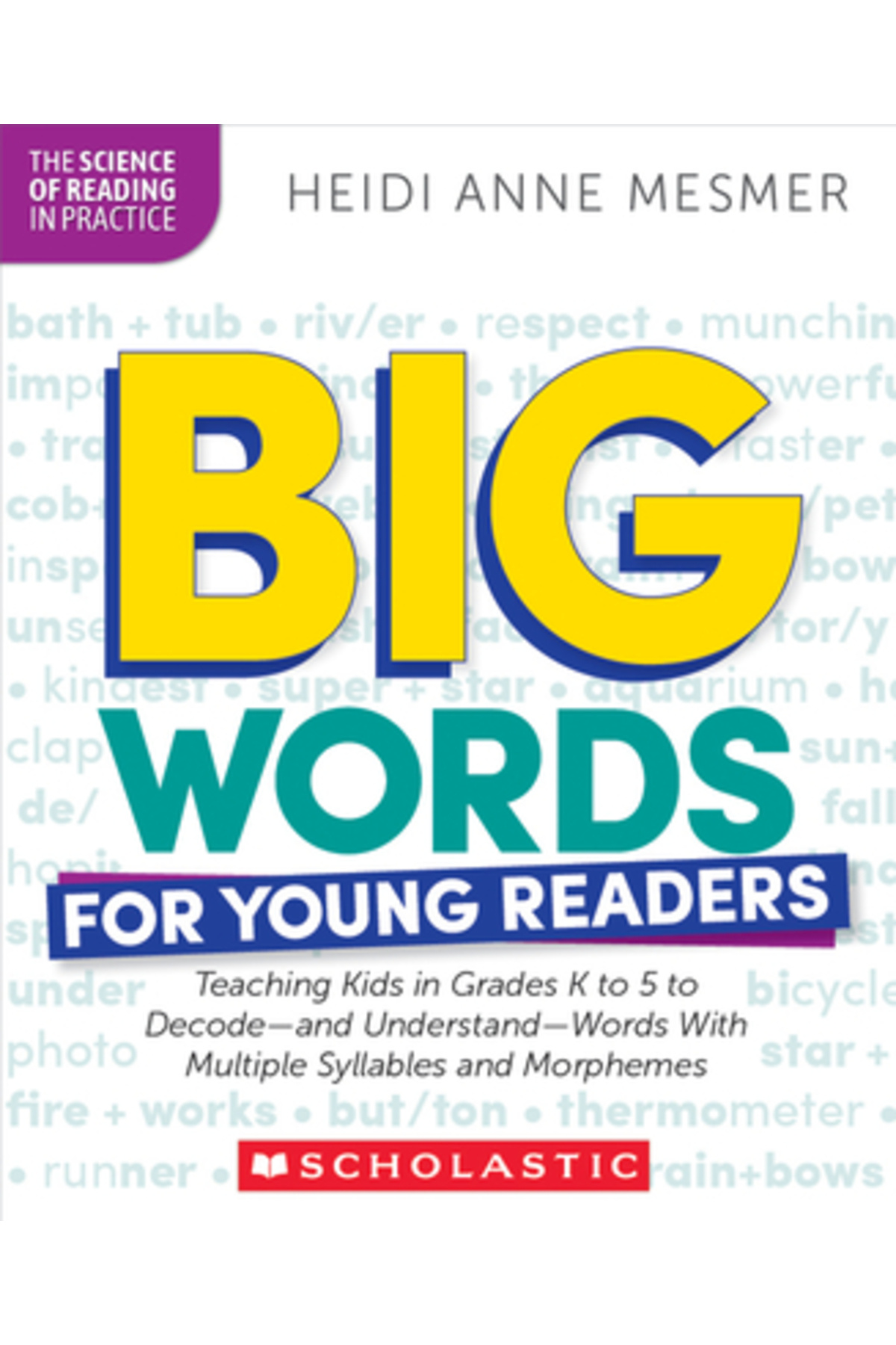 Scholastic Teaching Res Big Words For Young Readers Teaching Kids In ...