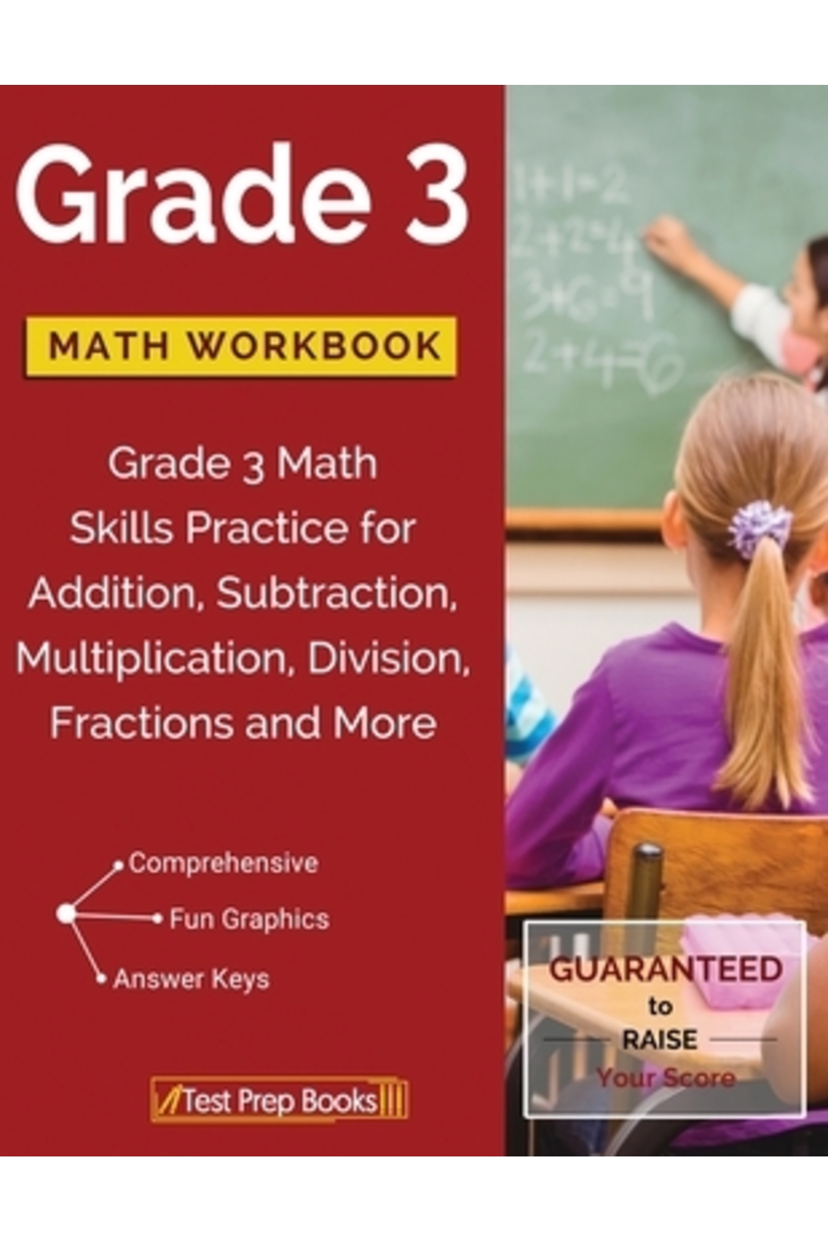Test Prep Books Grade 3 Math Workbook: Grade 3 Math Skills Practice for ...