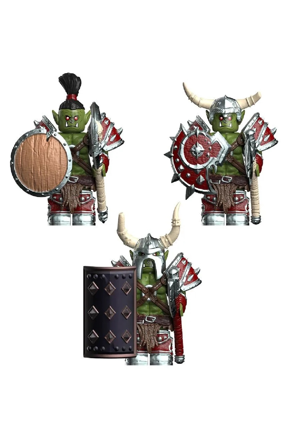 myminitoys LOTR Mini Figür Wow Yeşil ORK savaşçılar üçlü set - Fiyatı ...