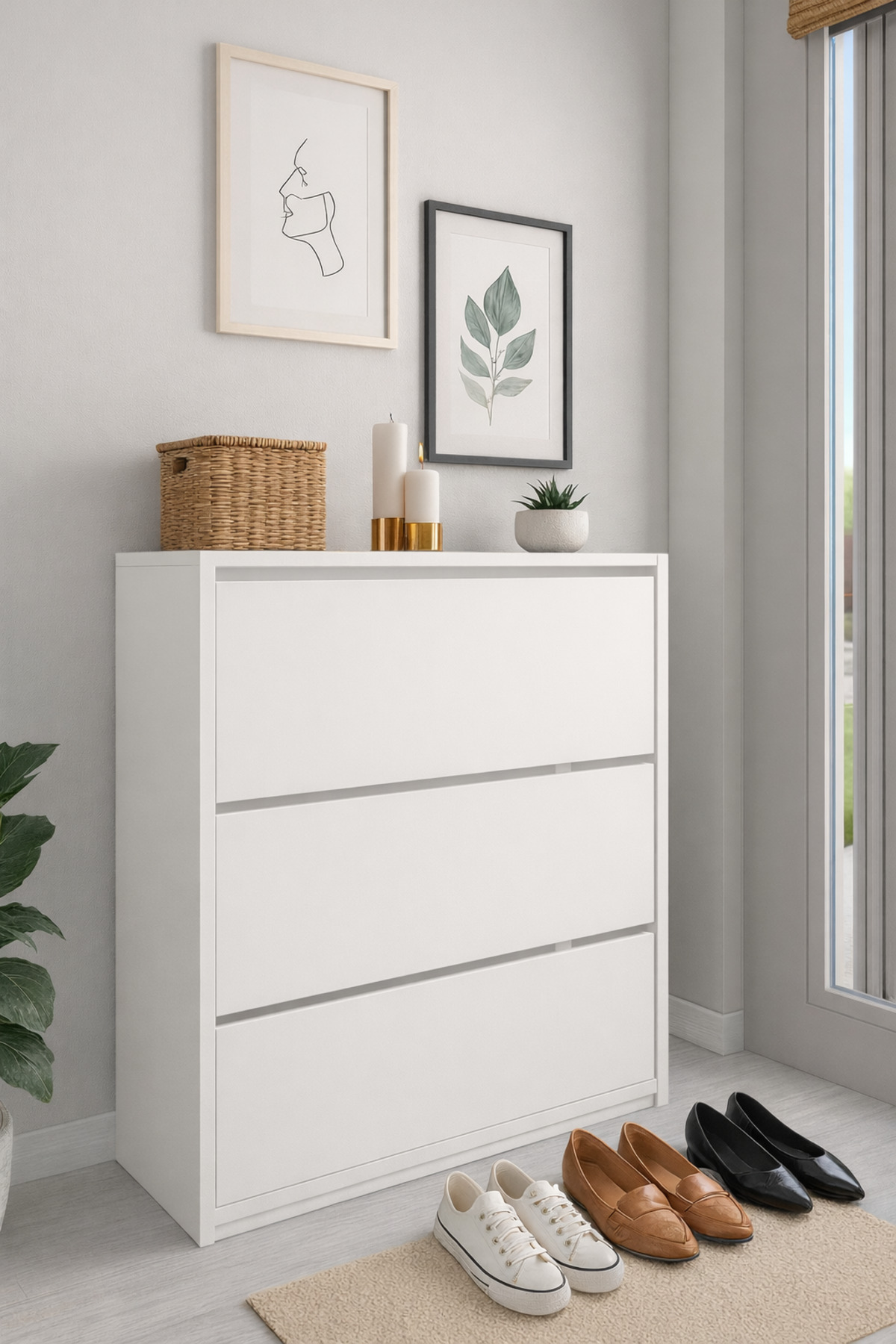 Erka Desıgn Luxury Raylı 3 Bölmeli Ayakkabılık - Fiyatı, Yorumları