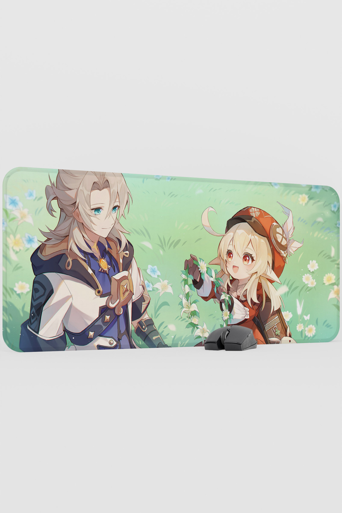 mousepad bastir Albedo Genshin Impact Anime Gacha V4 - 90X40 XXL Gaming ...