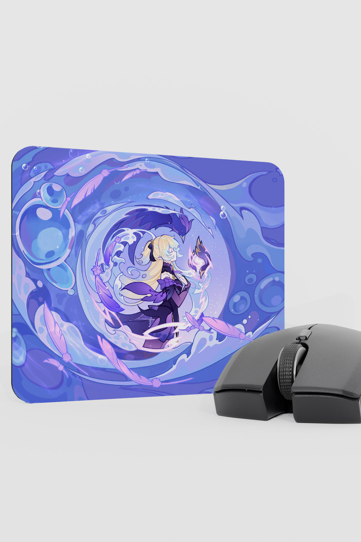 mousepad bastir لوحة ماوس للألعاب من Fischl Genshin Impact Anime Gacha ...