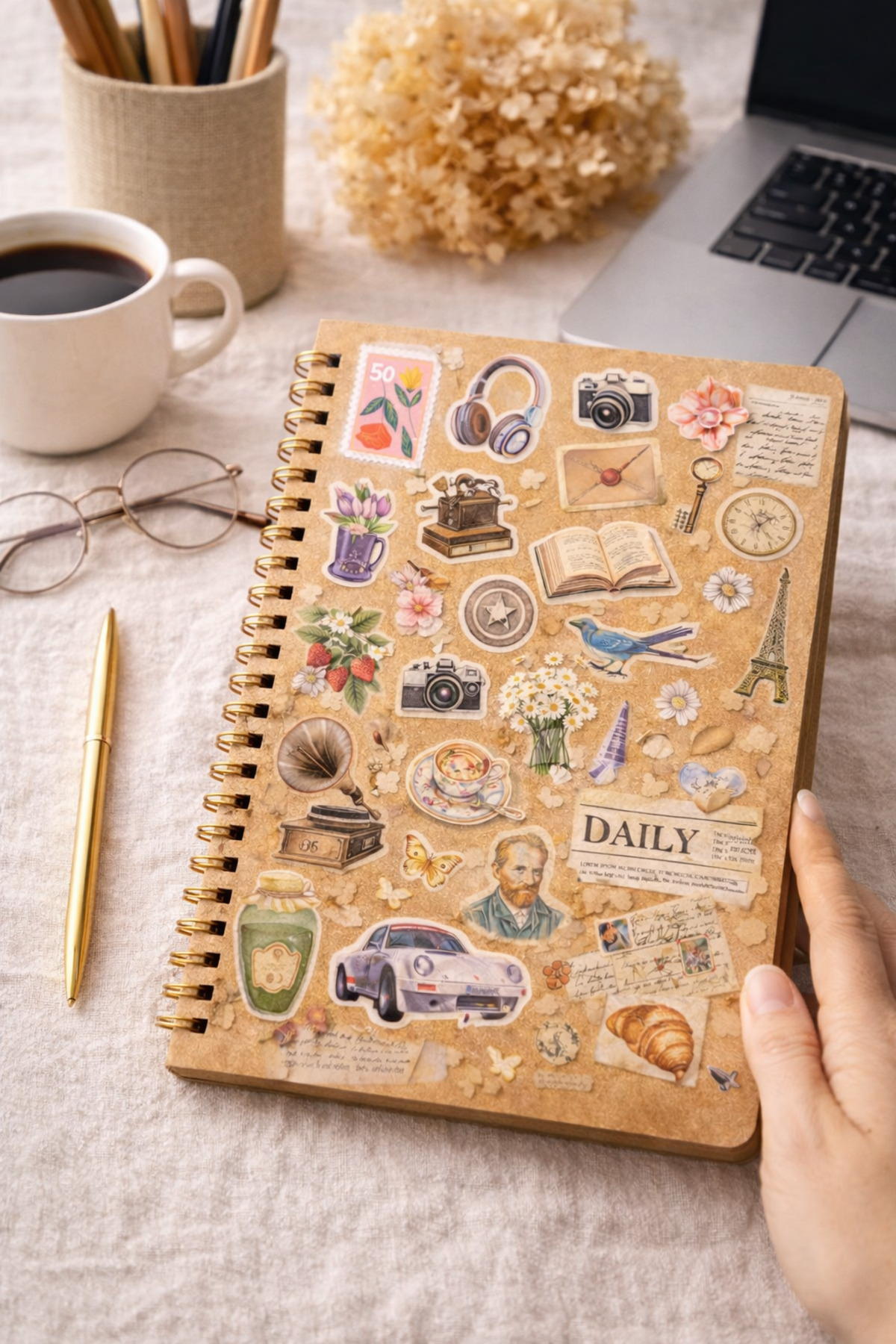 jadesticker Vintage Ajanda Sticker Seti Ajanda, Günlük, Planlayıcı ...