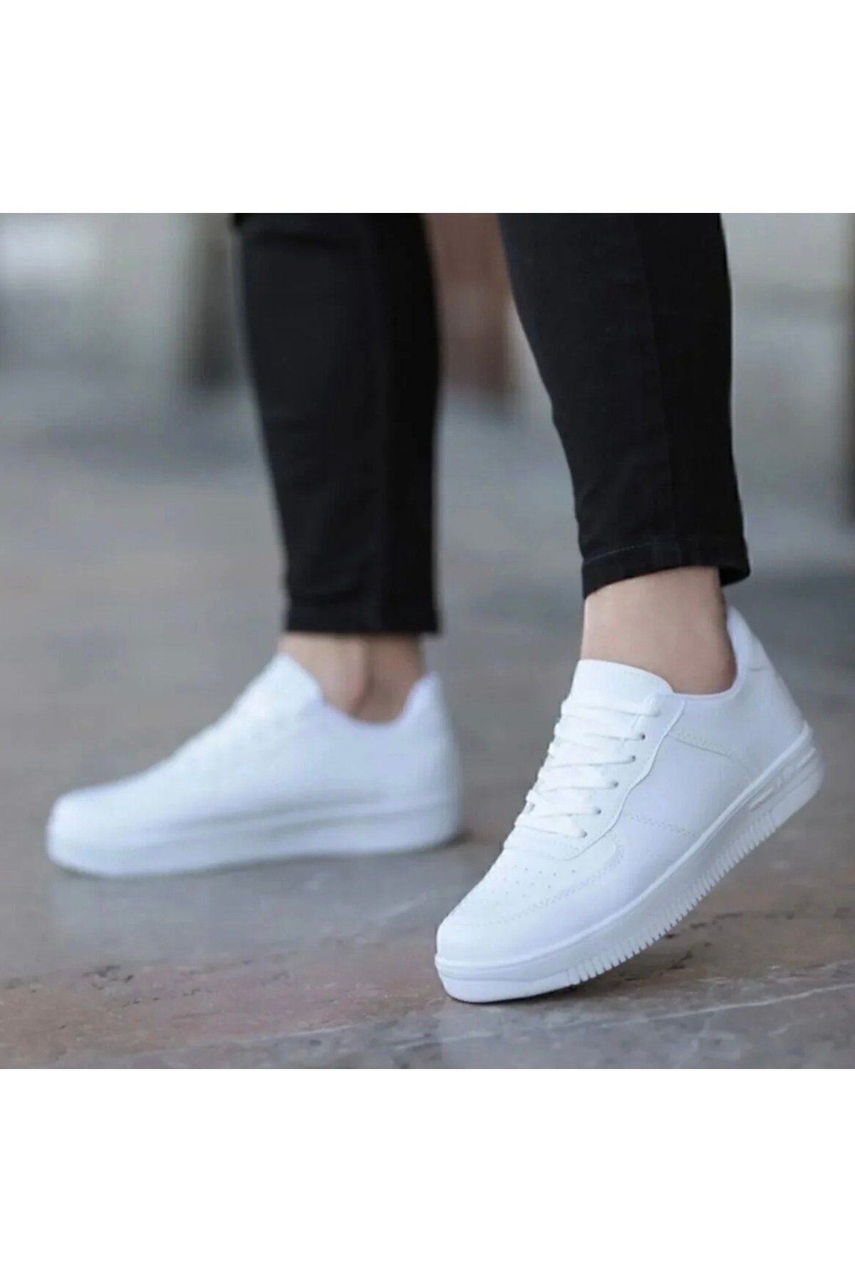 Walked White Sneaker Sports Shoes- Trendyol