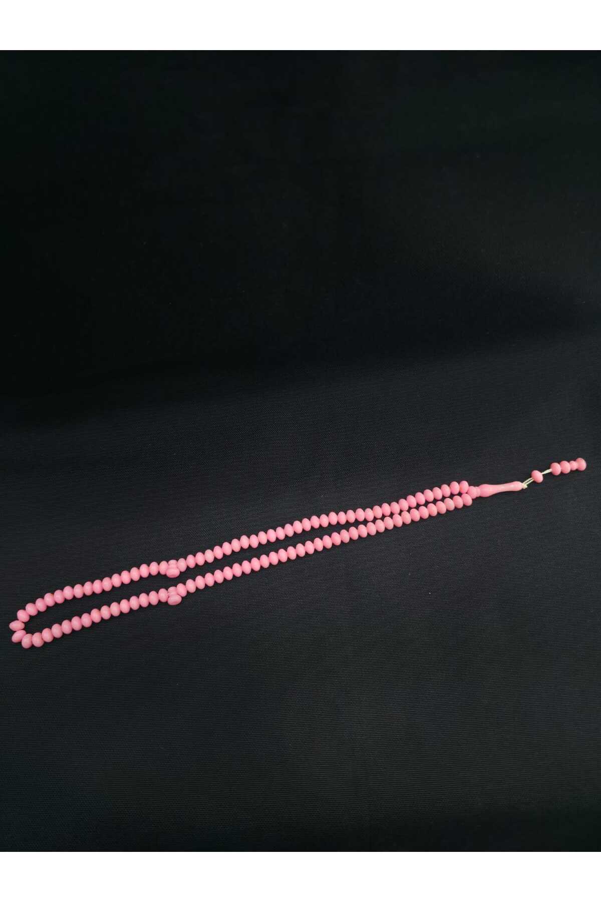 sarıyer silver Pink Colored Plastic Stone 99 Grain Prayer Beads 99 ...