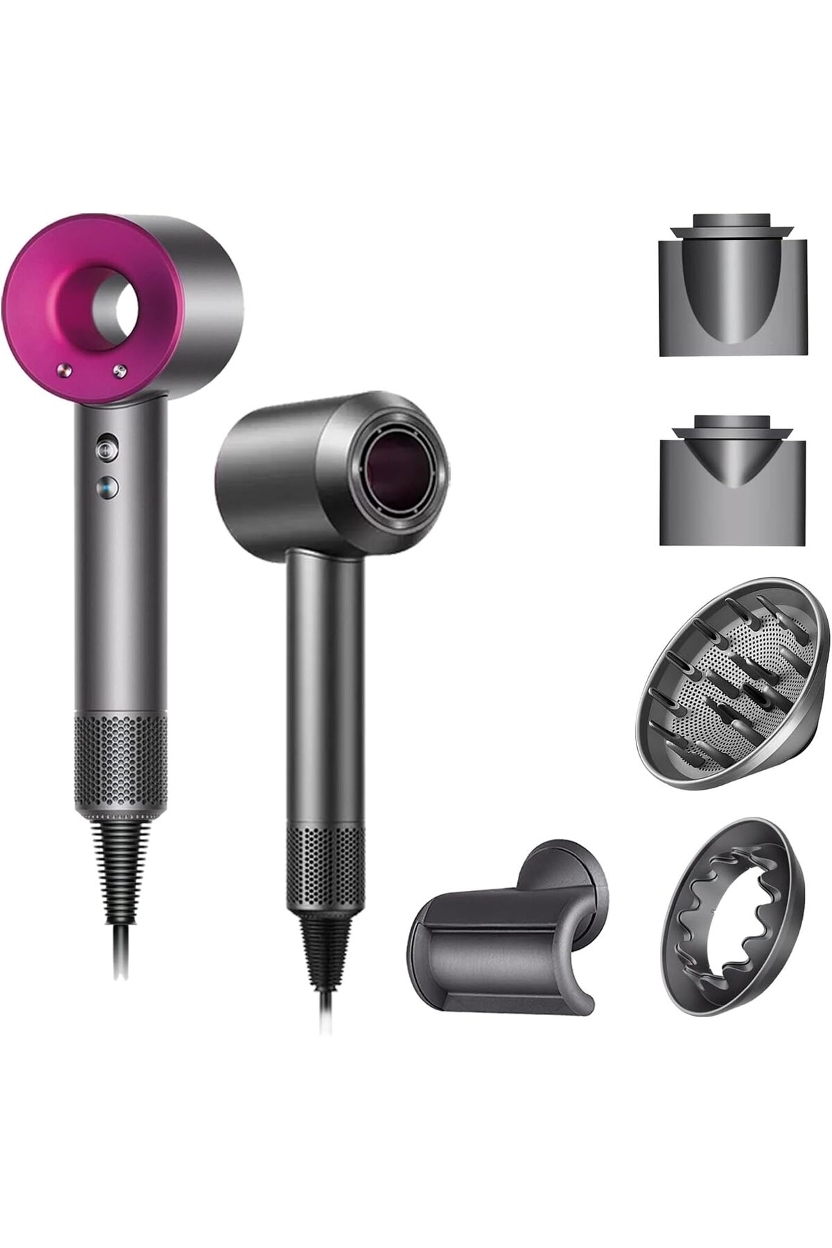 Generics Hair Dryer, Professional High Speed Ionic Heat-Control & Low ...