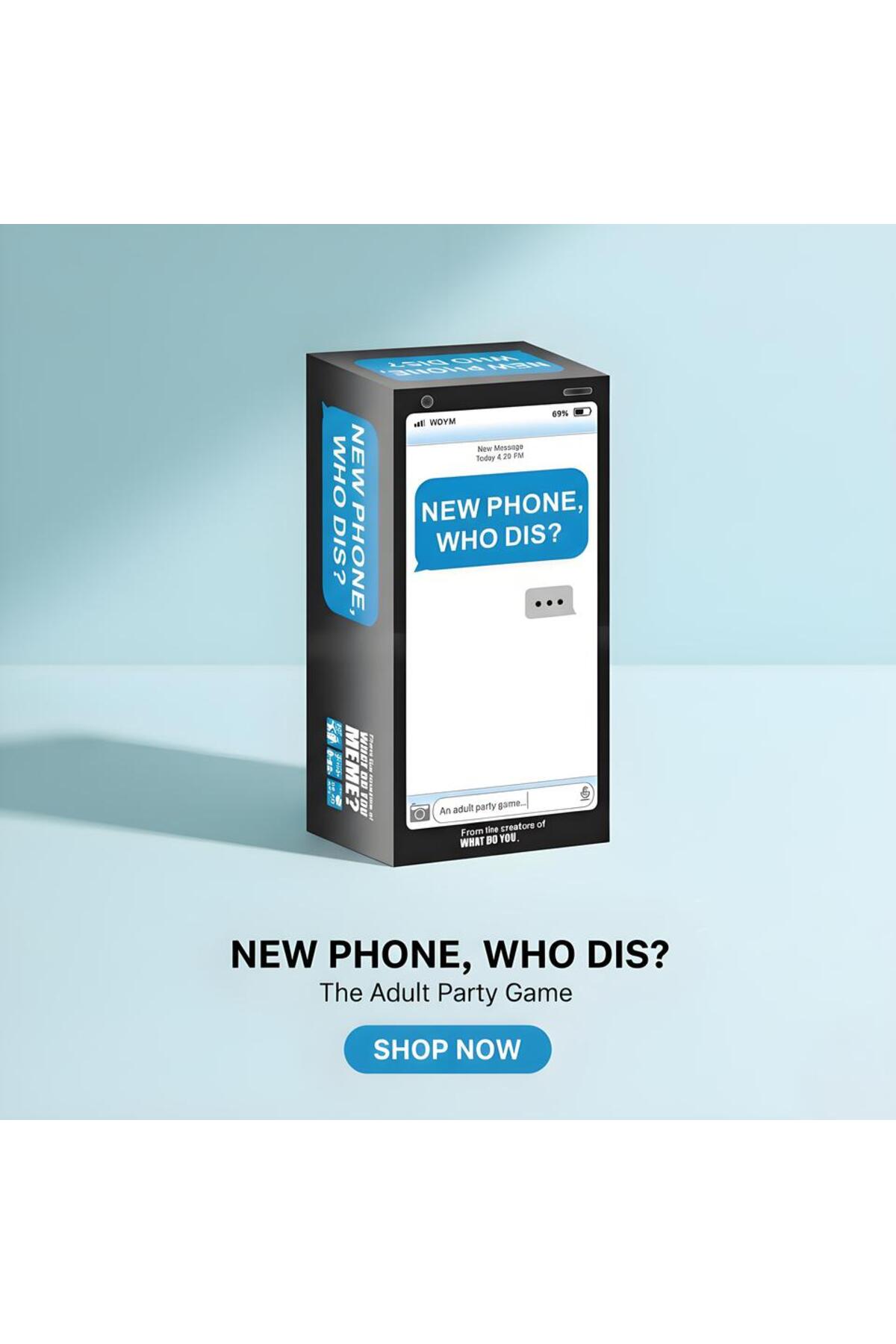 Choice black New Phone, Who Dis? Texting Card Game for Adults, Themed ...