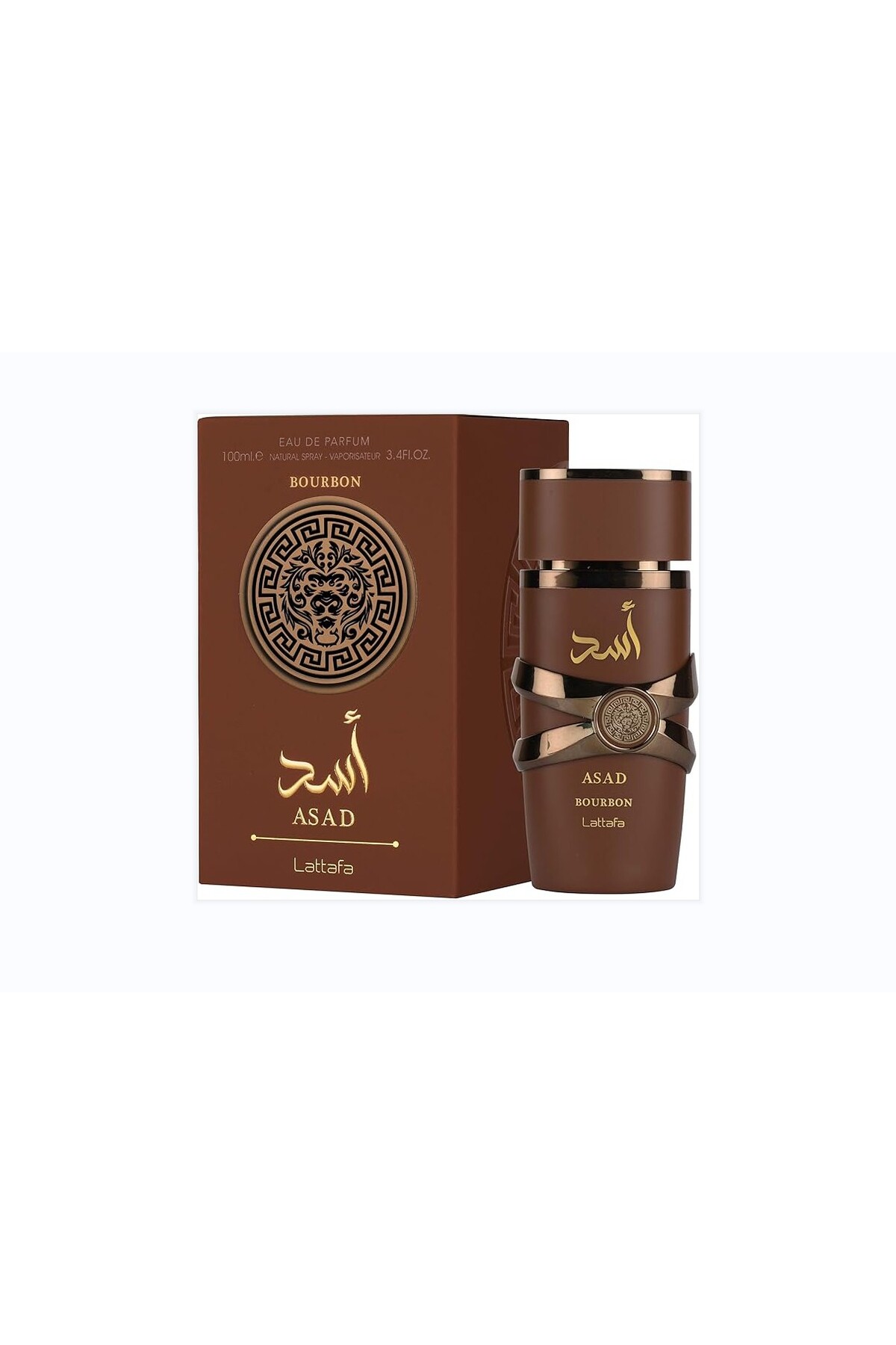 Lataffa Perfumes عطر أسد بوربون أو دي بارفان، 100 مل، مكونات أساسية من ...