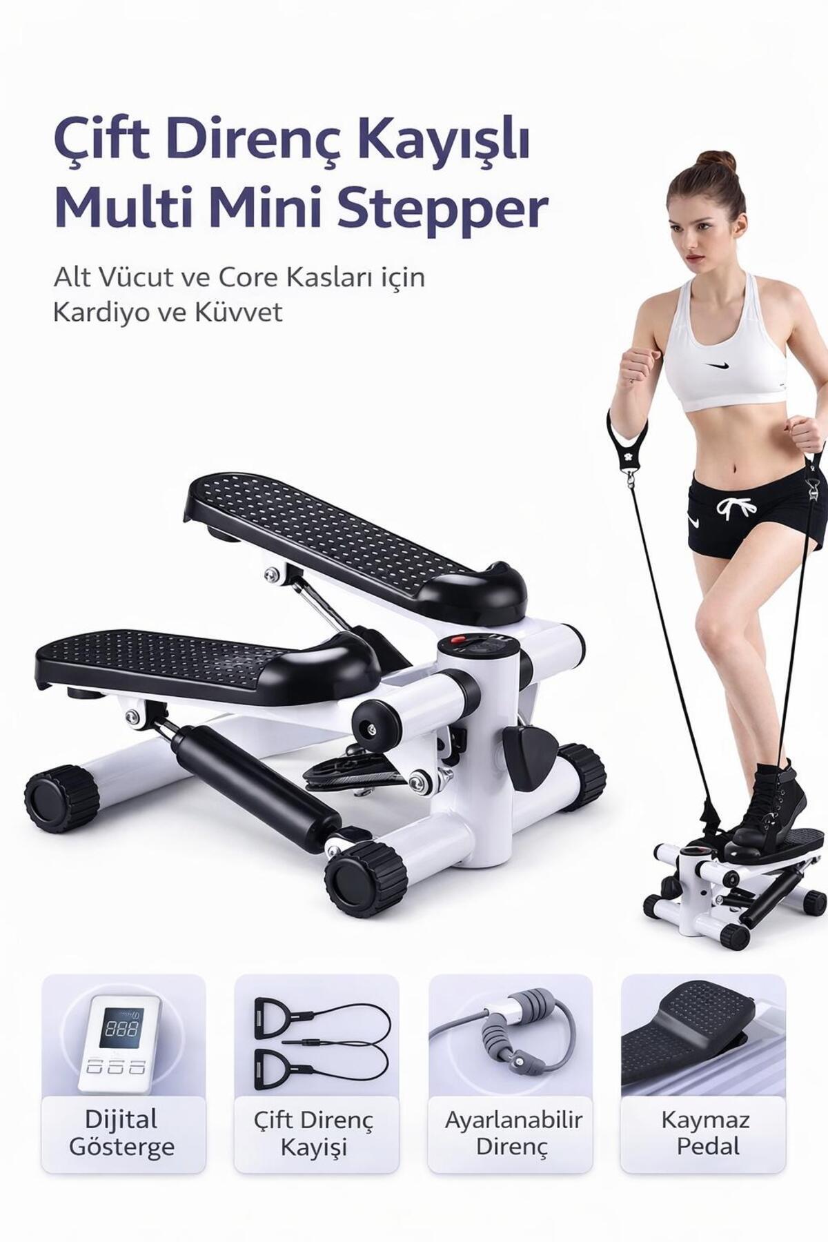 ATLT ATLANTİS MAX FİT MULTİ STEPPER ÇİFT AMARTİSÖRLÜ DİRENÇ KAYIŞLI ...