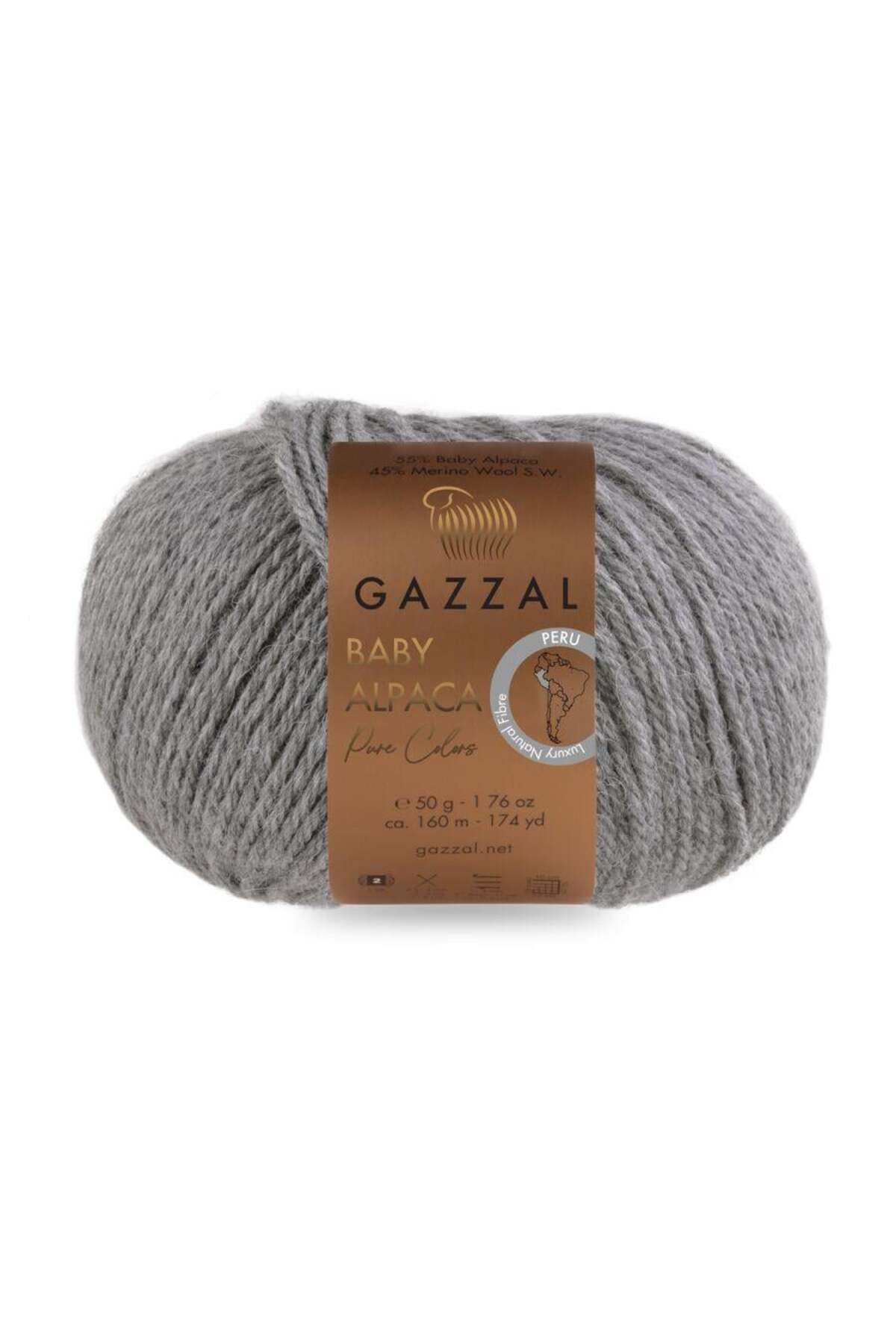 Gazzal Baby Alpaca Pure Color Doğal Saf Yün 50 Gr 6458 - Fiyatı, Yorumları