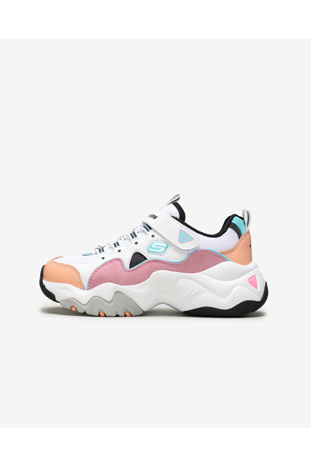 Skechers D'lİtes 3.0 - ZENWAY İİ Büyük Kız Çocuk Beyaz/Pembe/Mavi Spor ...