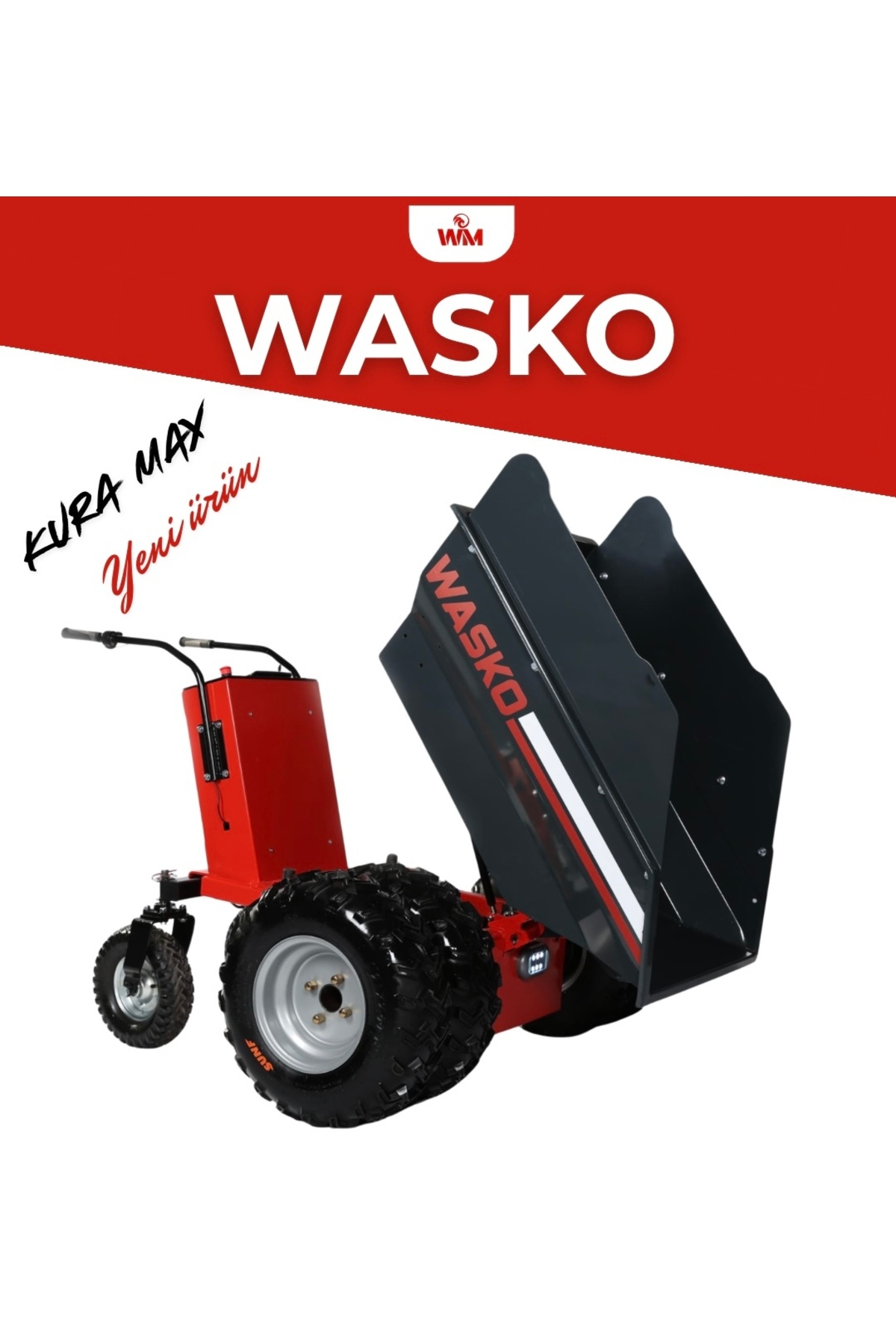 WASKO MOTOR WASKO KuraMAX Elektrikli Yük Taşıma Aracı – 500 Kg ...