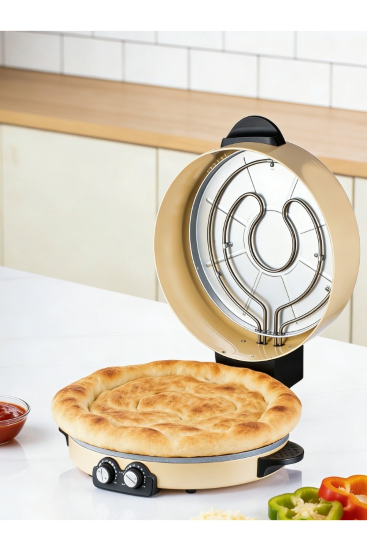 Generic Yallabena Arabic Bread Maker Pizza Maker 1800W 30cm Electric ...