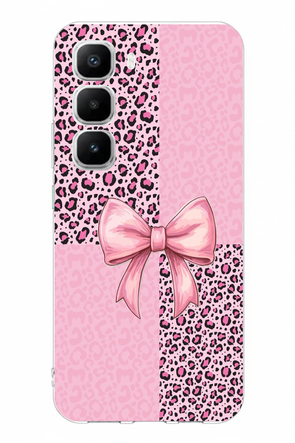 TechTree Infinix Hot 60 Pro Plus Compatible Pink Leopard Pattern and ...