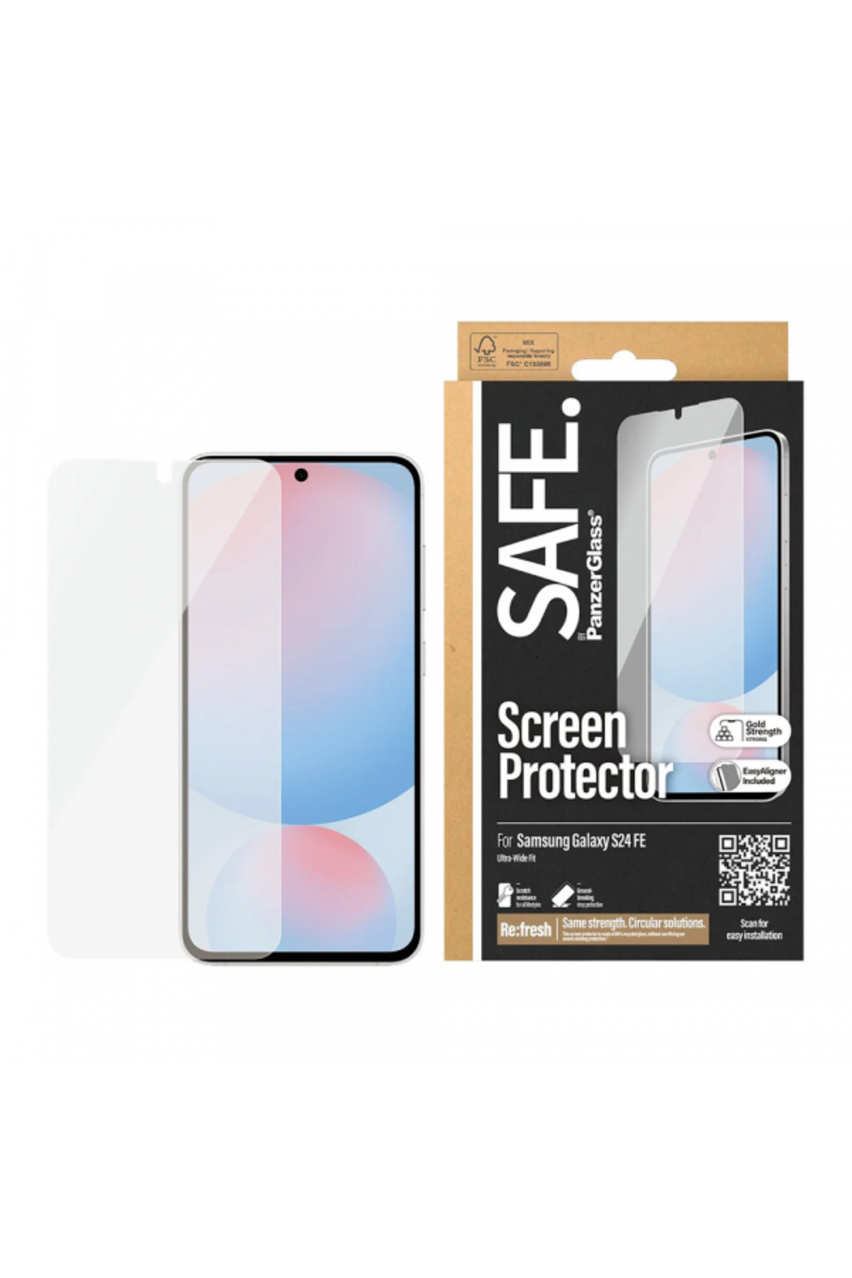 CARE by PanzerGlass® PanzerGlass Safe Screen Protector. Ultra-Wide Fit ...