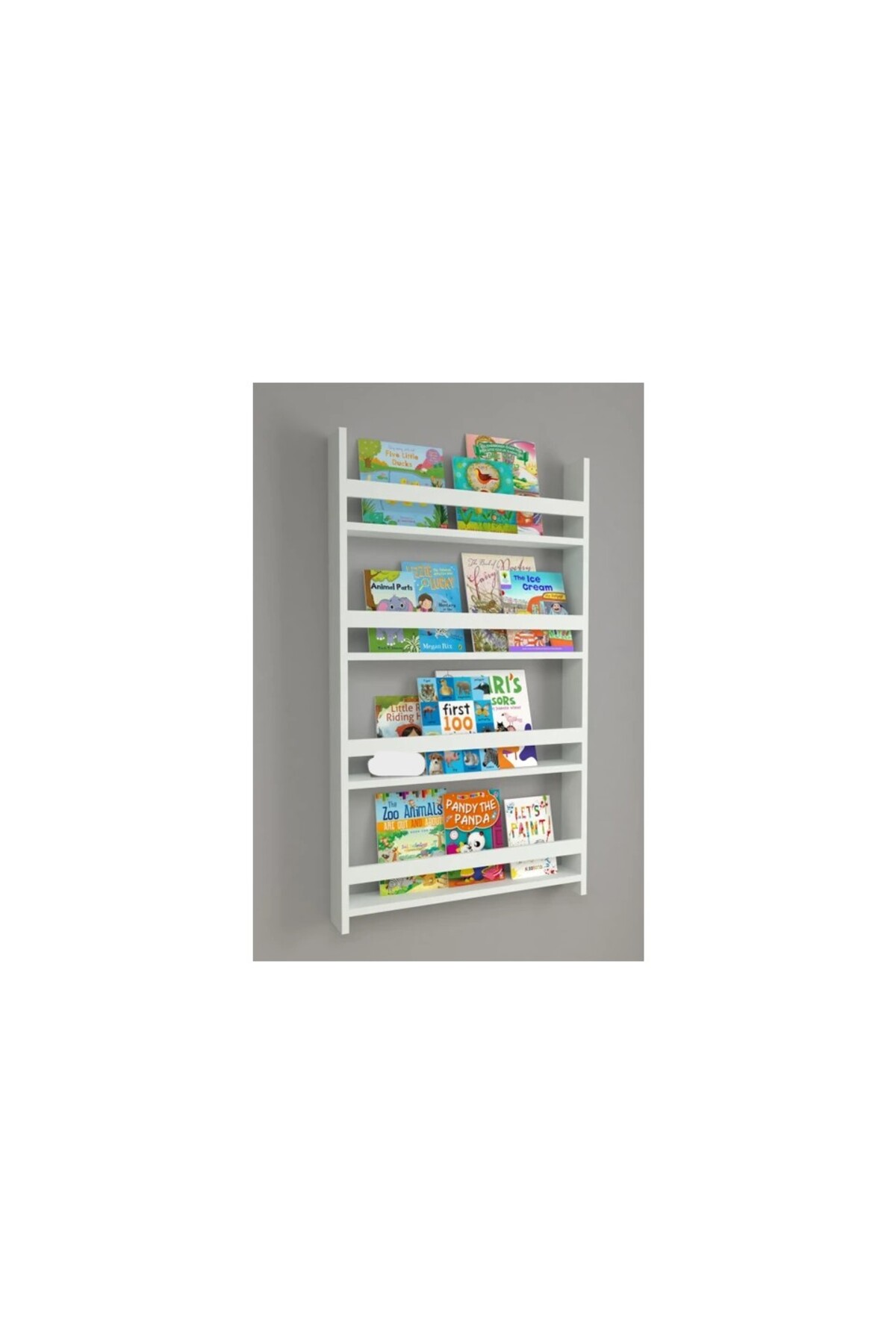 Senka Wood 4 Raflı 120 x 60 cm Montessori Kitaplık Eğitici Çocuk ...