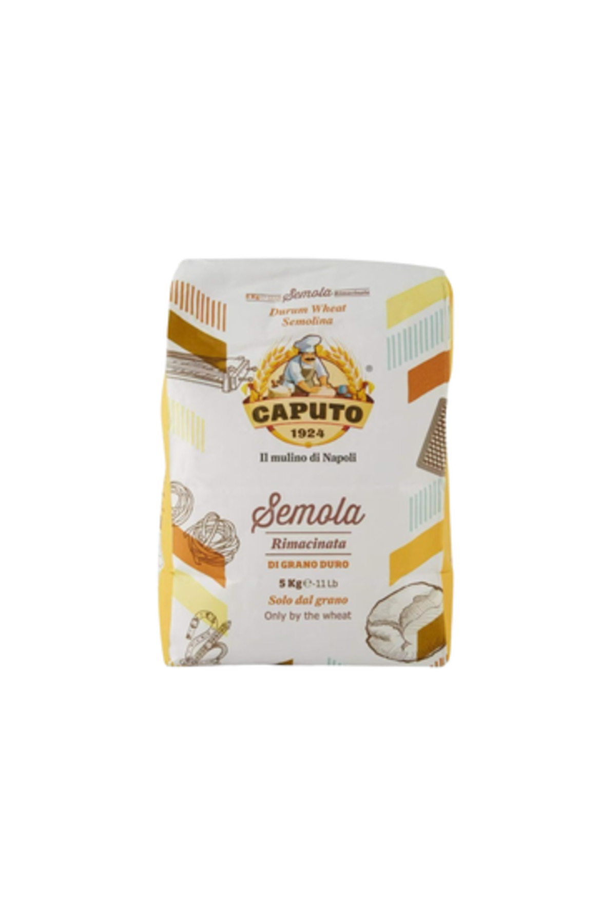 YABANEEZ DURUM WHEAT SEMOLINA (5KG) "CAPUTO" (CARTOON OF 3 PACKS)- Trendyol