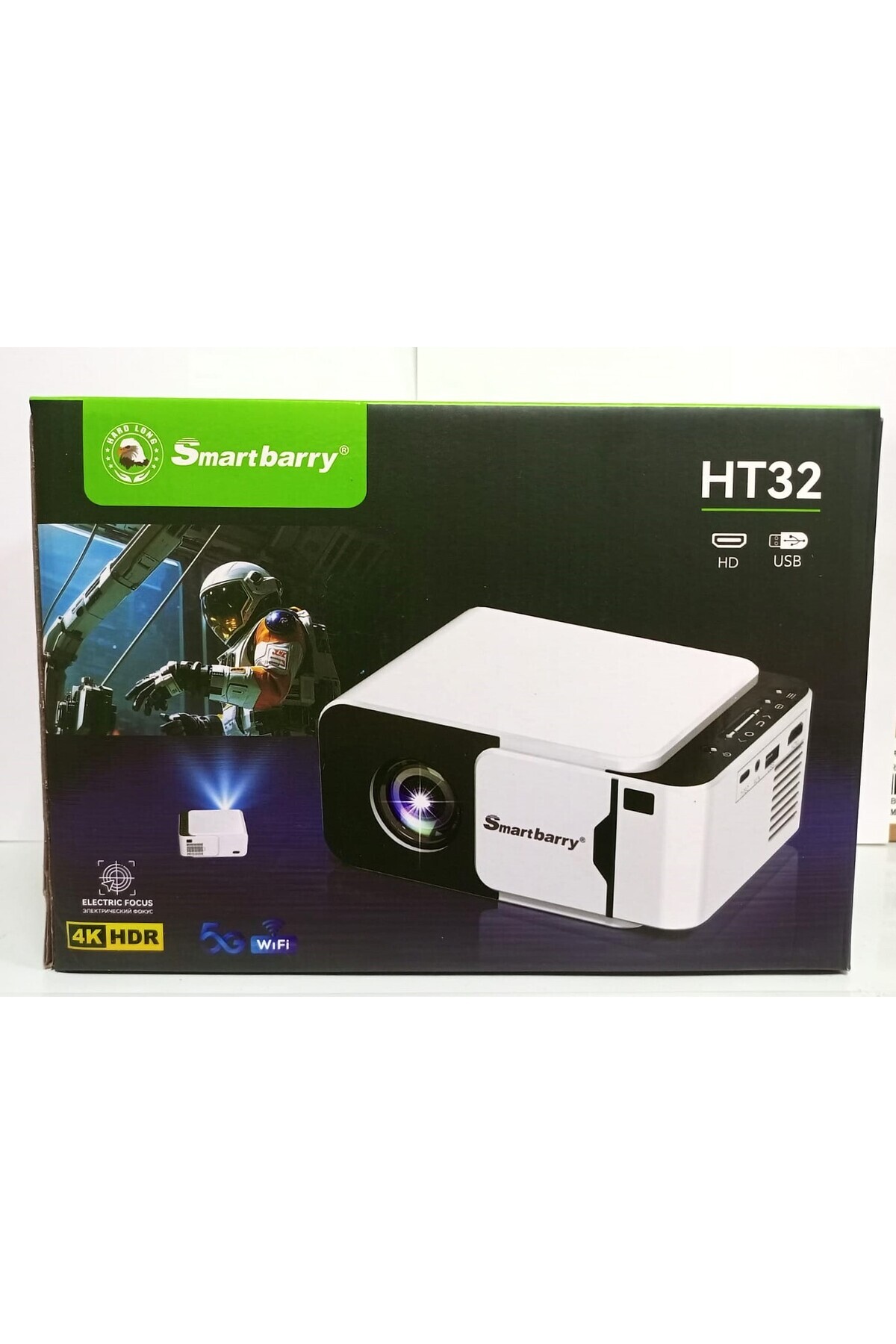 Smartberry Ht32 Smart Wi Fi Projector Android Portable Home Cinema Hdmi ...