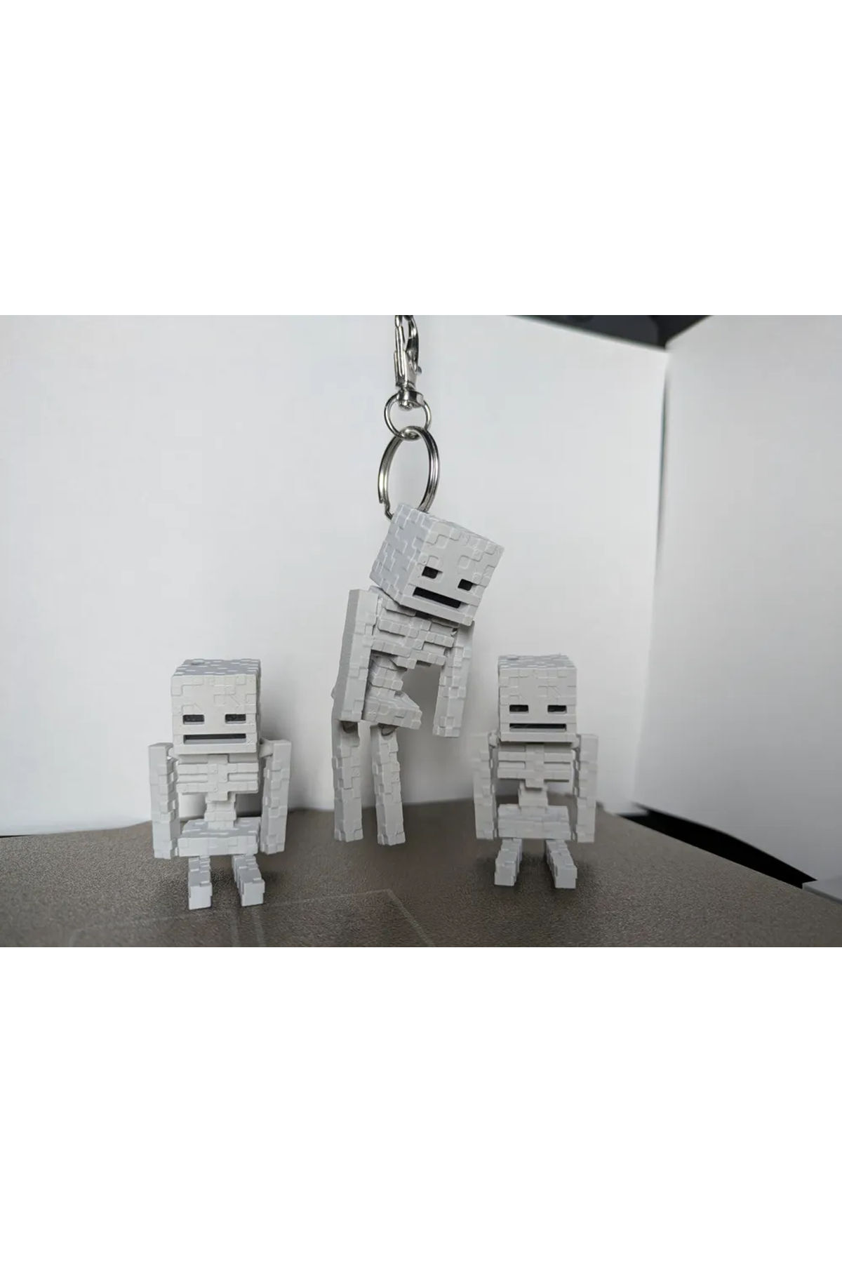 Craftsy3D Minecraft İskelet Anahtarlık - 3D Baskı Figürü, Koleksiyon ...