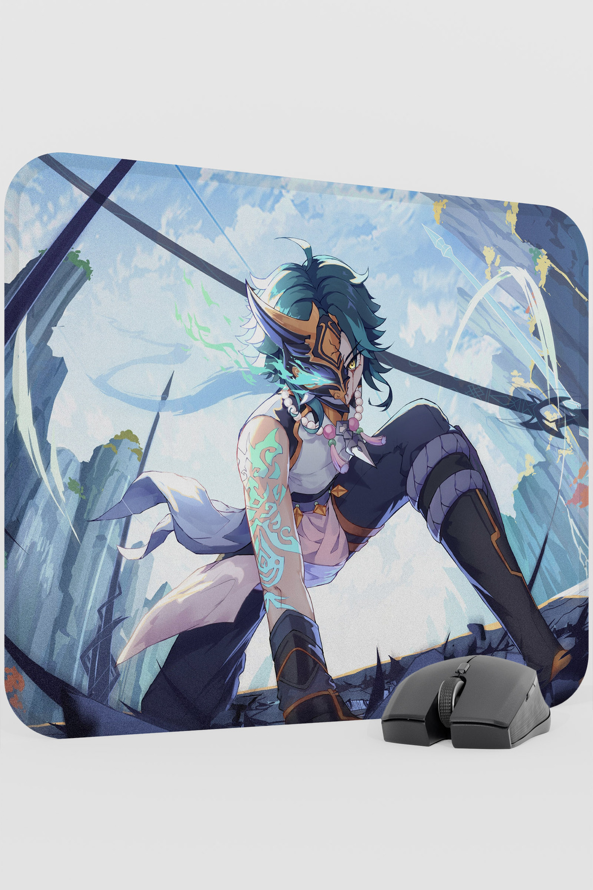 mousepad bastir Xiao Genshin Impact Anime Gacha V4 - 48X40 XL Gaming ...