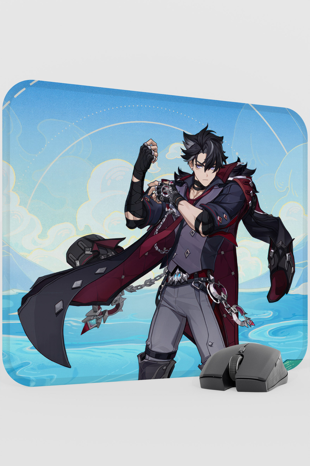 mousepad bastir Wriothesley Genshin Impact Anime Gacha V2 - 48X40 XL ...