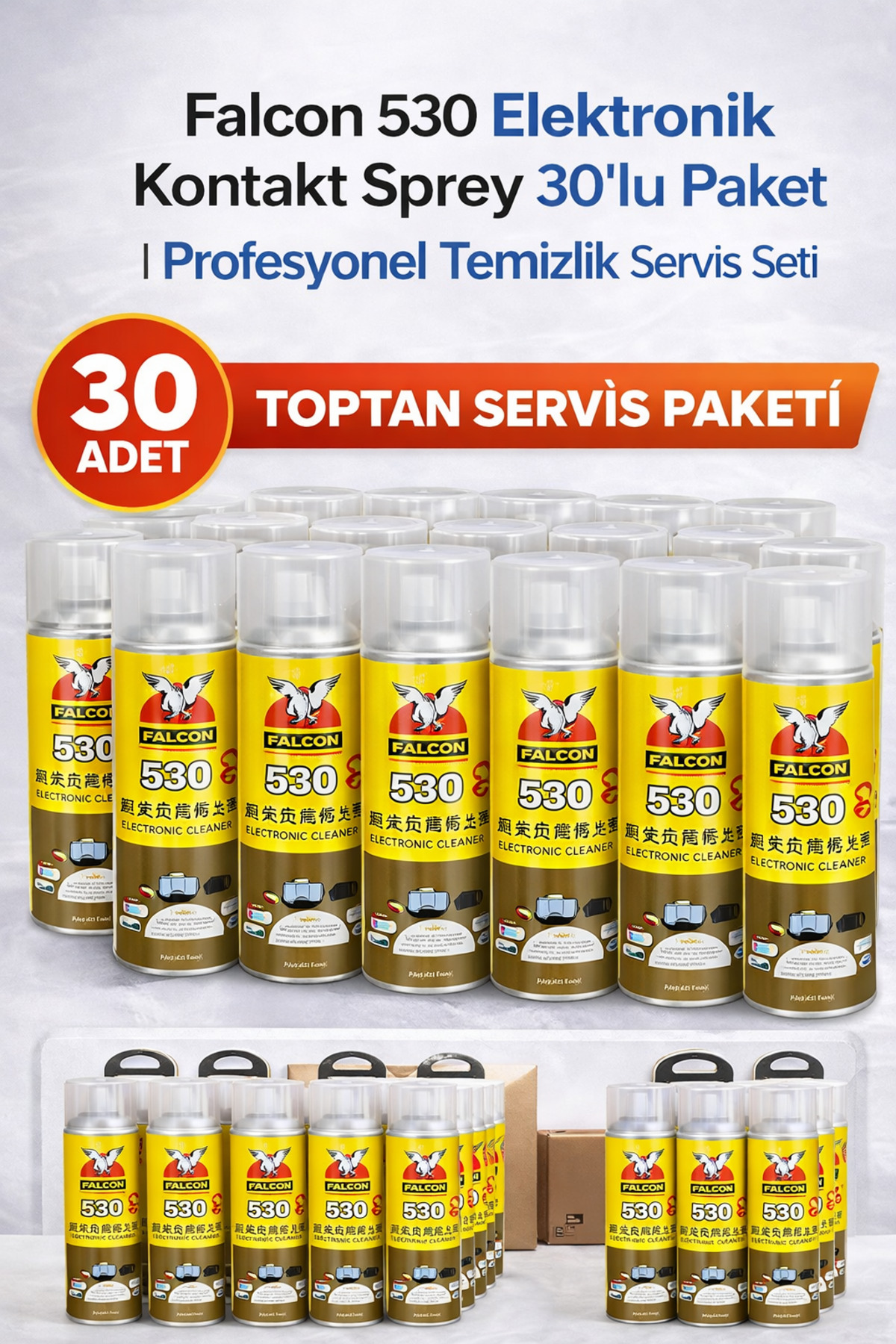 instatech Falcon 530 Kontak Sprey 30’lu Paket | Telefon ve Elektronik ...
