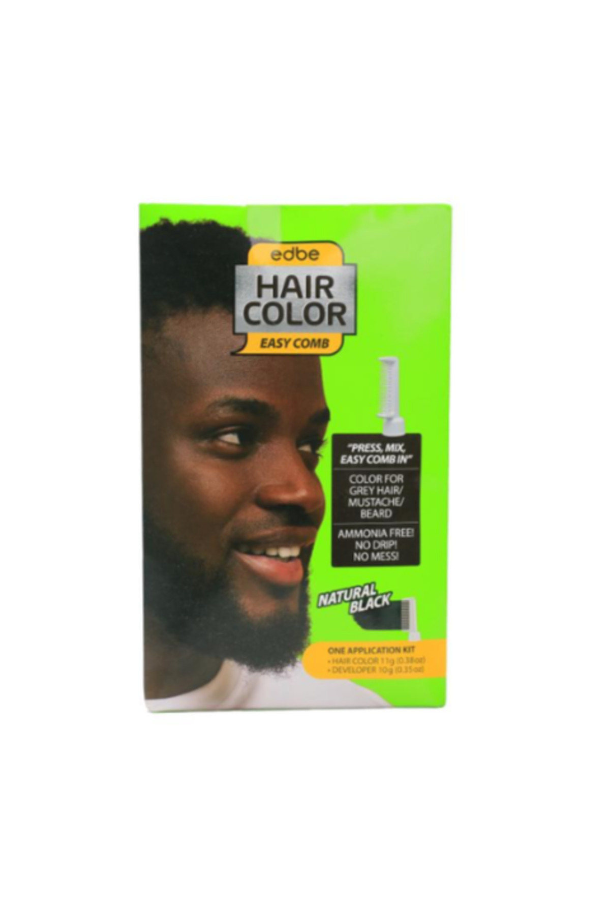 Edbe Dye for Hair and Beard for Men without Ammonia in Black- Trendyol