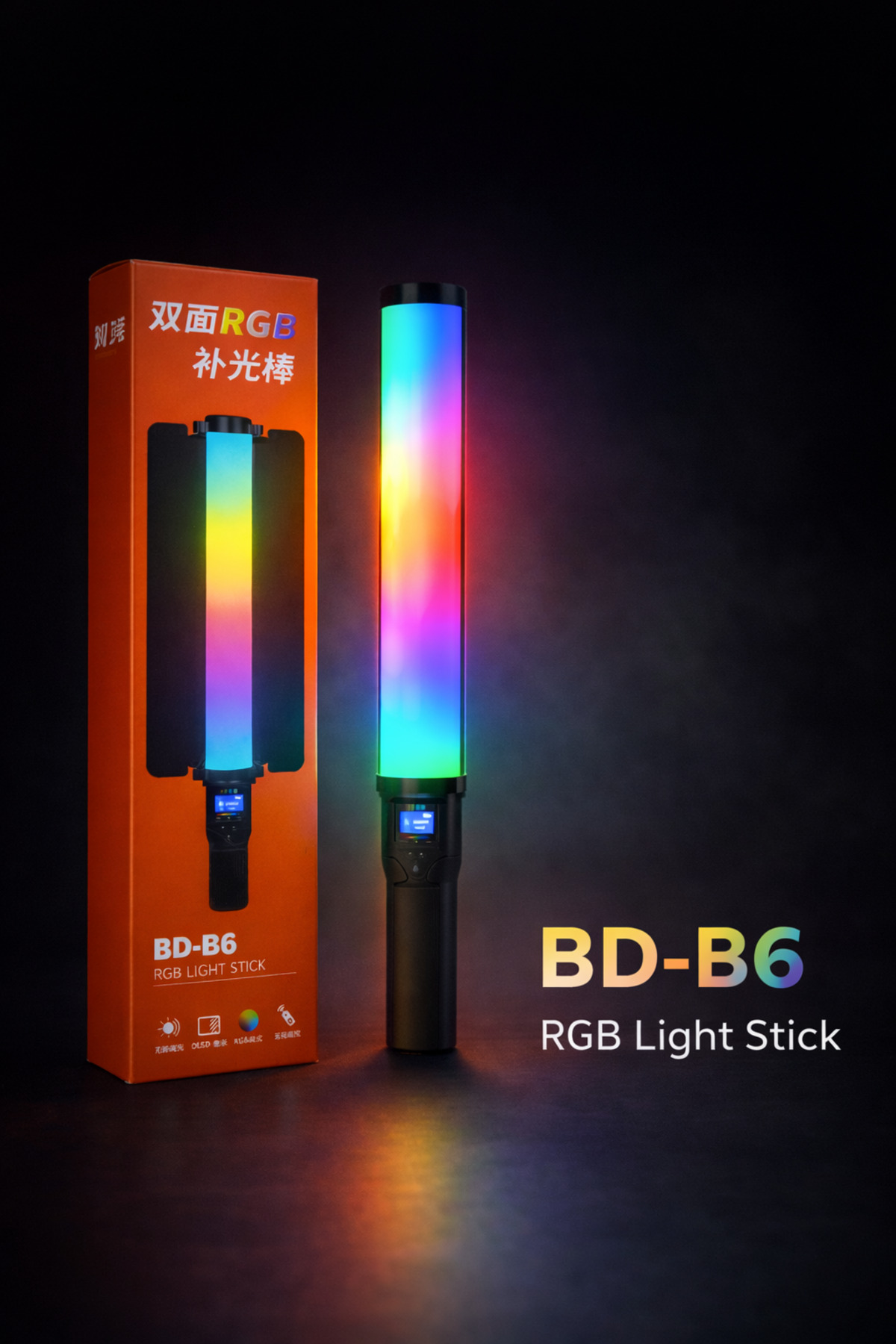 TEKNO-HIZ BD-B6 RGB Light Stick | YouTube, TikTok ve Reels İçin ...