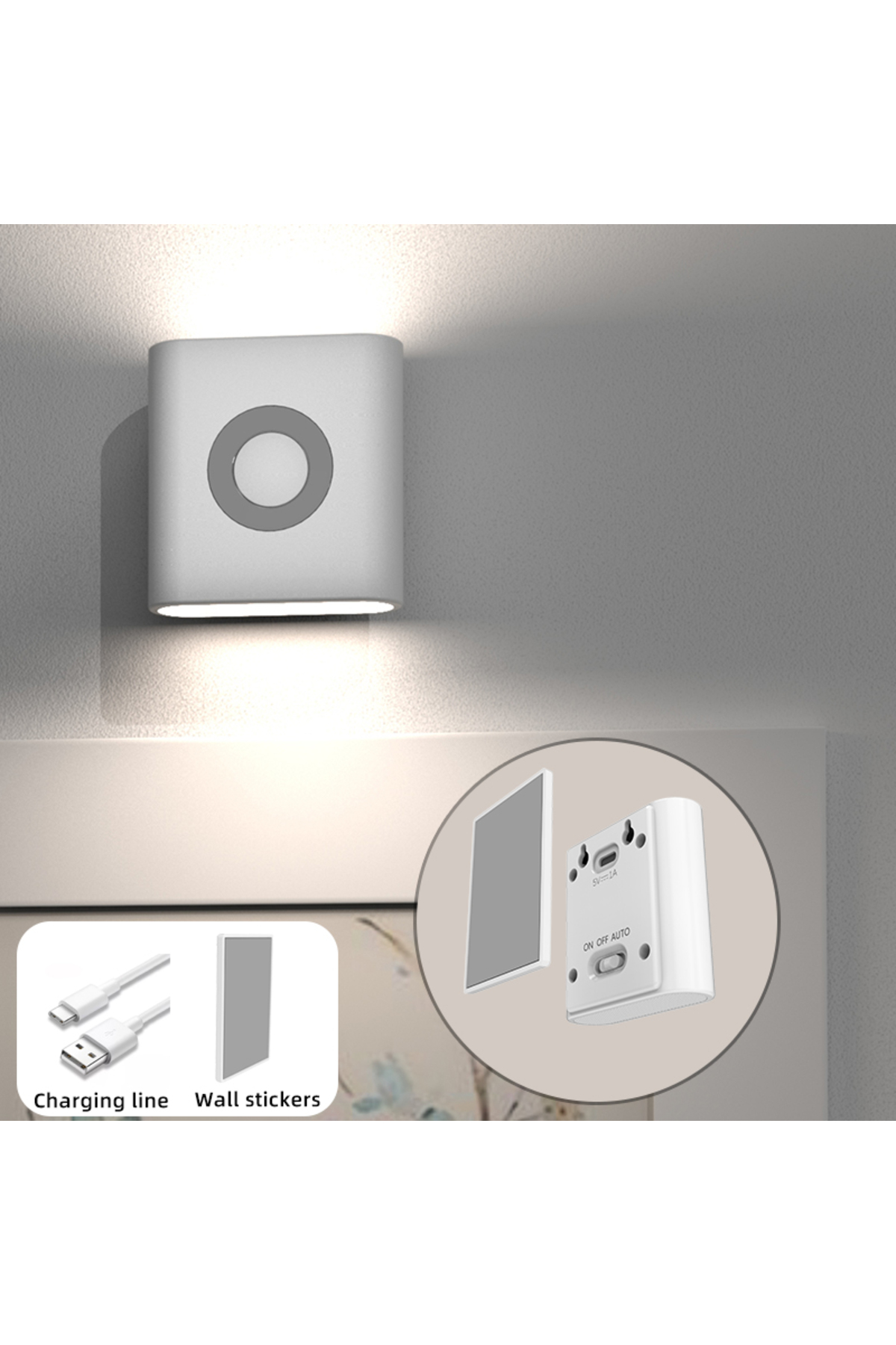 Choice Recharge Model Motion Sensor Light LED Type C Rechargeable ...