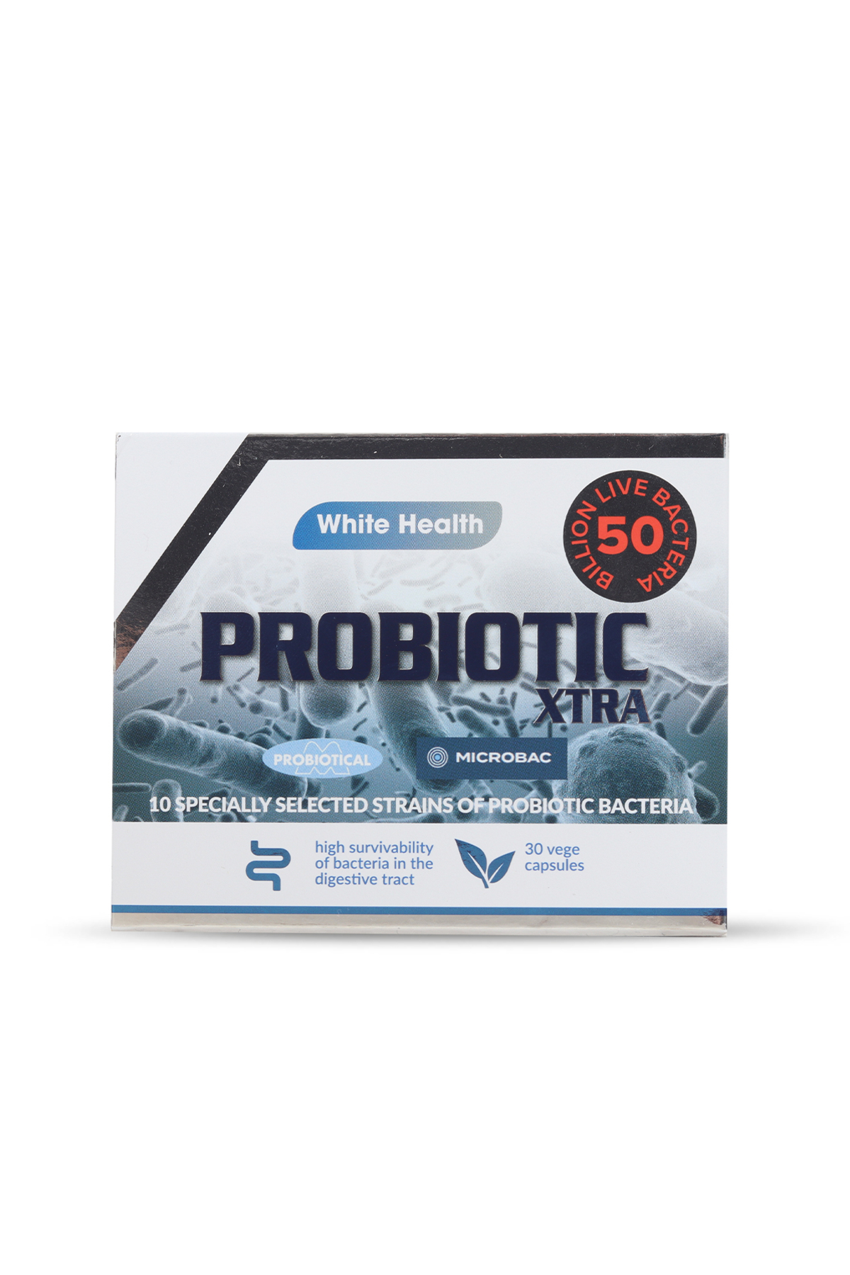 White Health Probiotic Xtra – High- Gut Health & Digestive Support | 50 ...