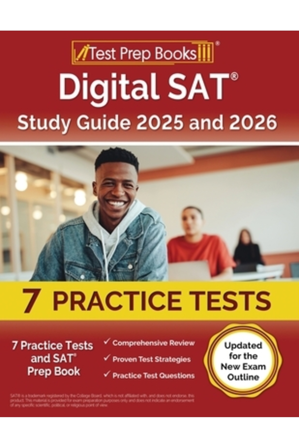 Test Prep Books Digital SAT Study Guide 2024 and 2025: 7 Practice Tests ...