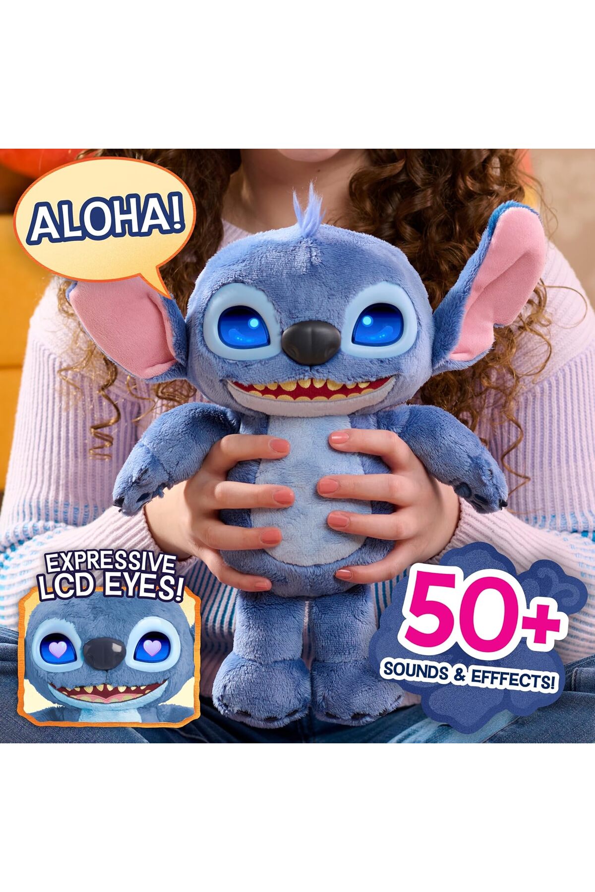 Cici Oyuncak Just Play Stitch 33 cm Etkileşimli Interactive Peluş 50 ...