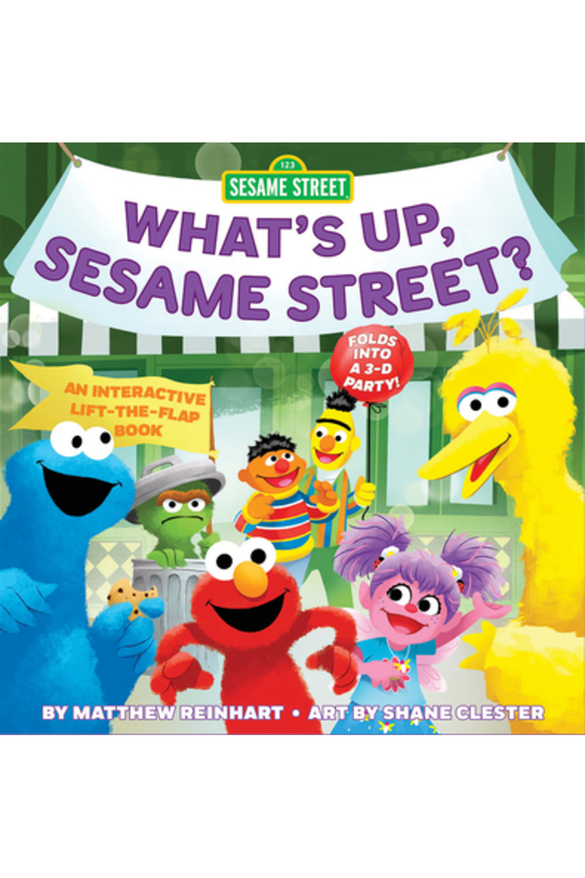 Abrams Appleseed What's Up, Sesame Street? (a Pop Magic Book): Folds ...