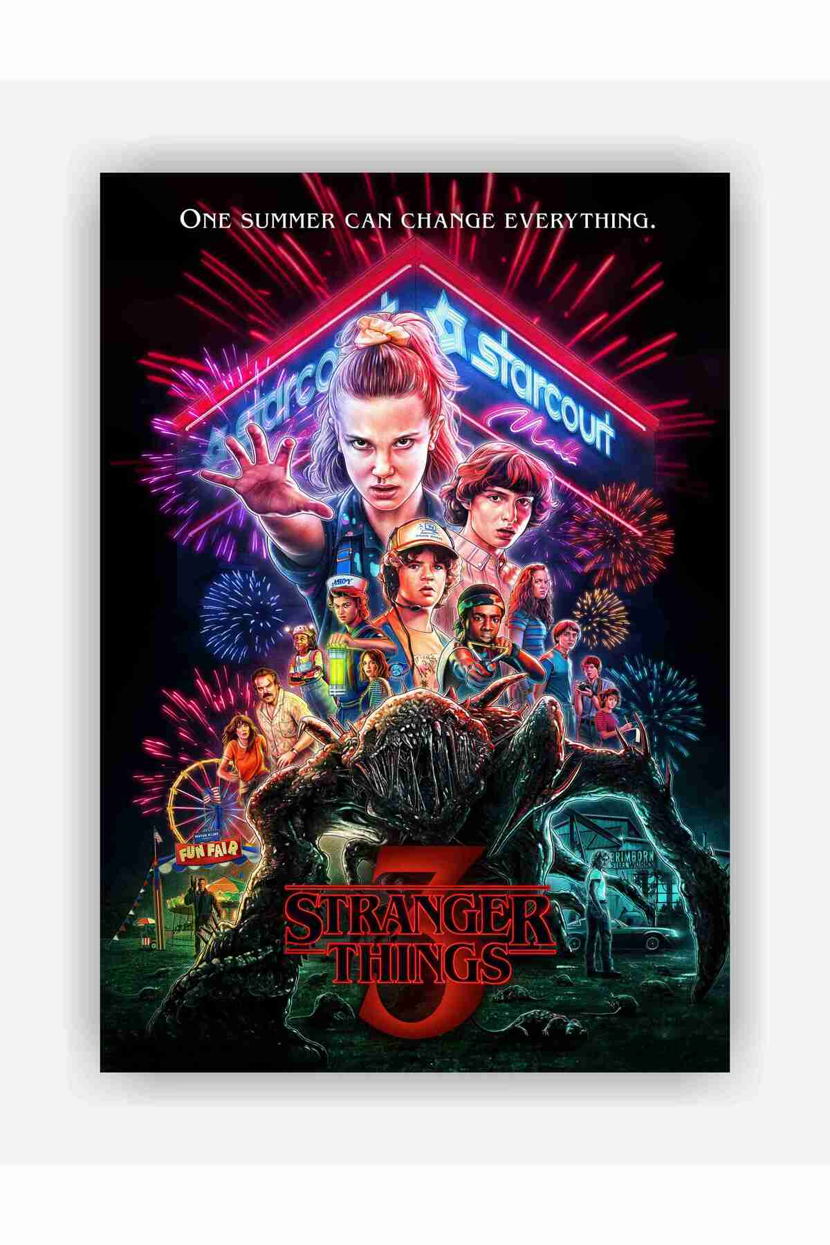 fırsatlar diyarı Stranger Things Kağıt Poster - Çerçevesiz - Fiyatı ...