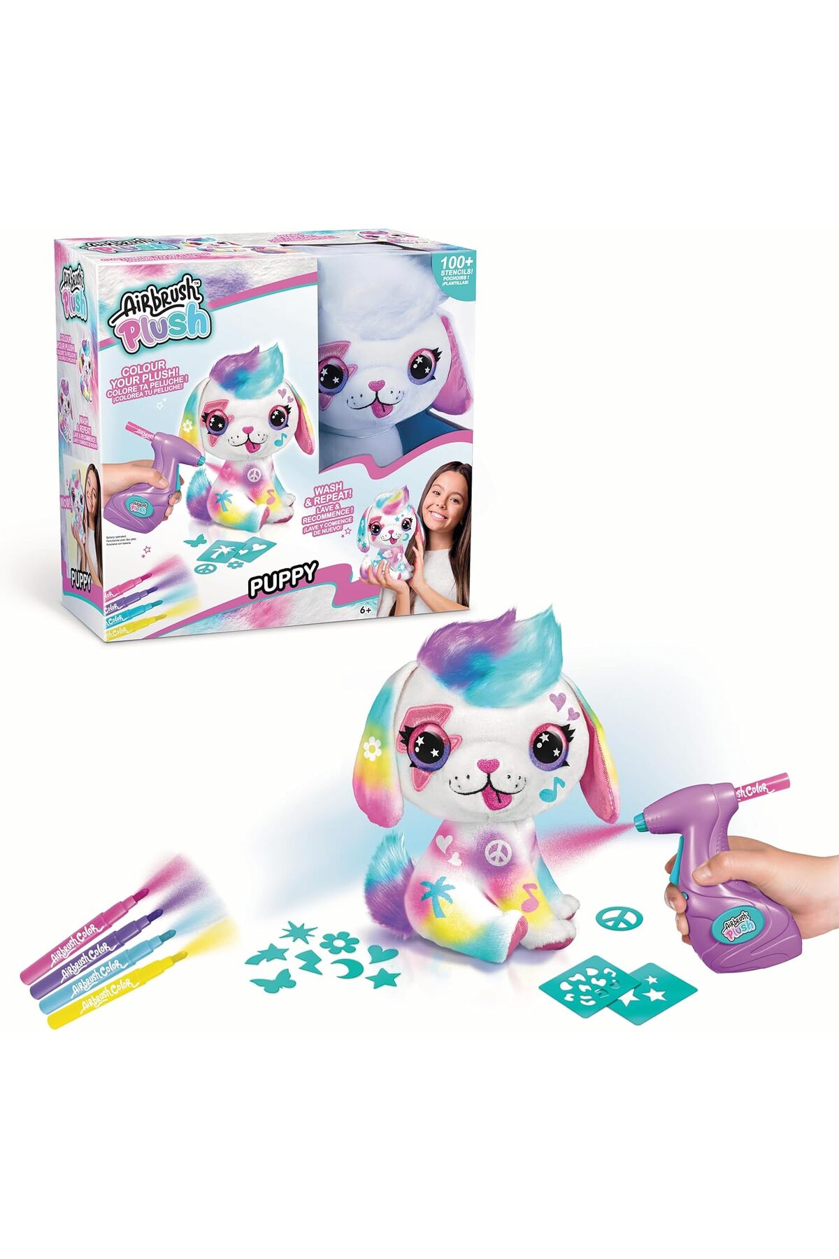 Canal Toys Airbrush Plush Puppy Spray Art Kit- Trendyol
