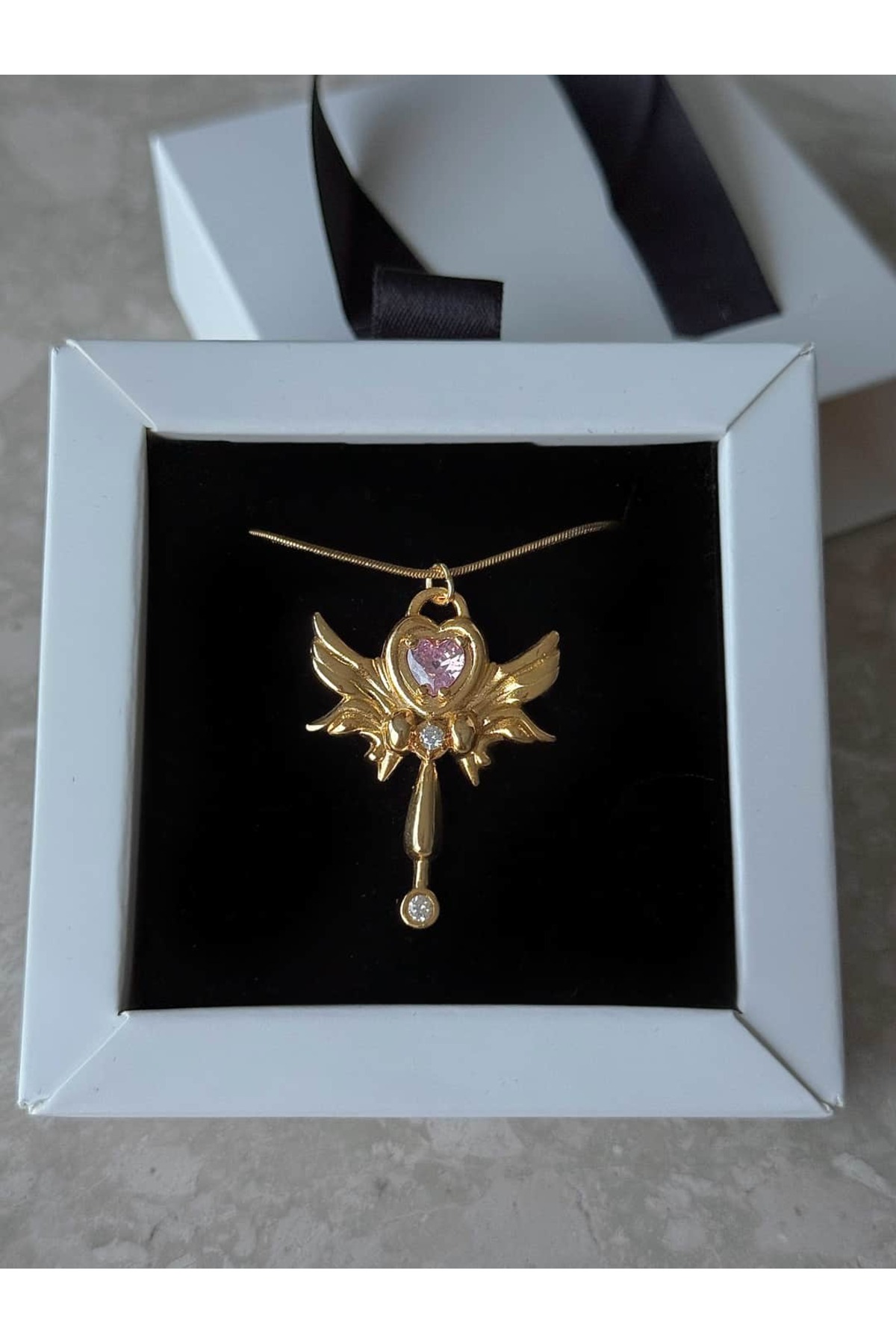 h&b design jewel Sailor Moon Time Key Kolye - Fiyatı, Yorumları