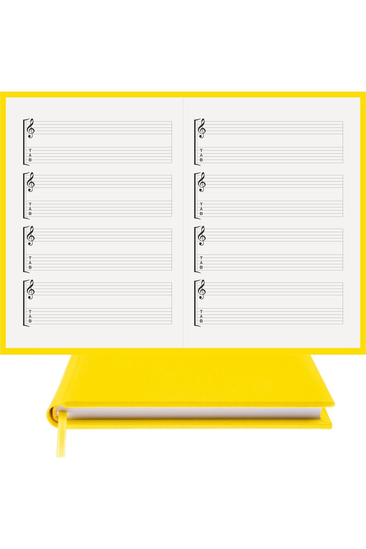 BİDEFTER Piano Note Notebook (g Major) 100% Handmade, Hand Sewing, 2026 ...