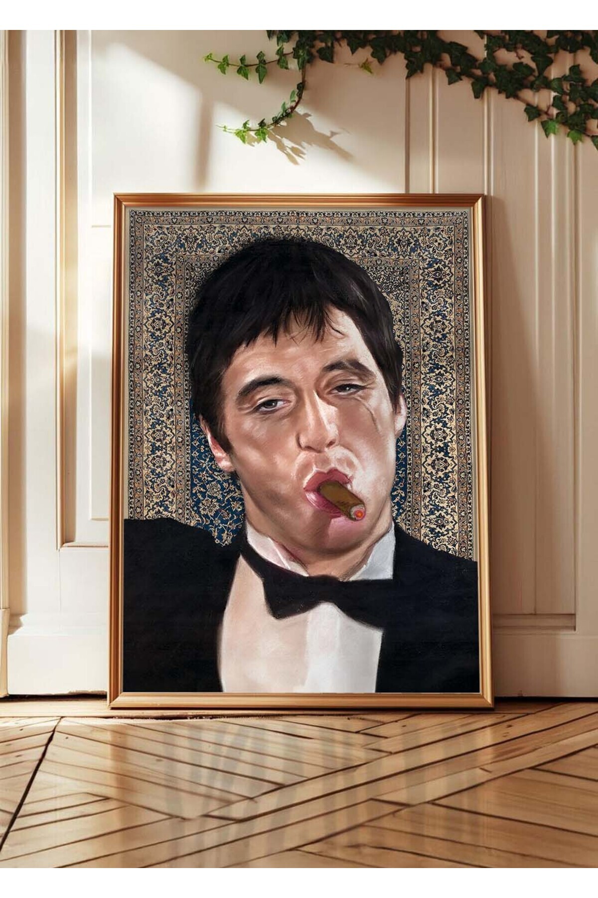Huca İran Halısı & Tony Montana - Persian Scarface - Vintage Poster ...