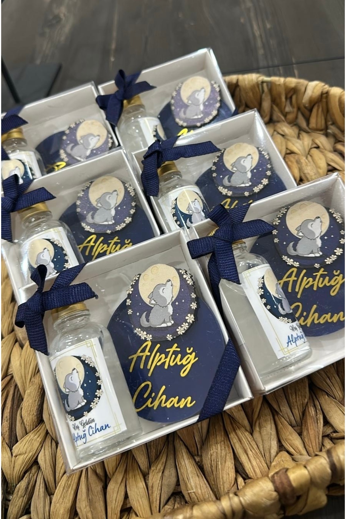 Fatih Cam Evi Sanat Magnet ve Kolonya Seti Bebek Hediyeliği (10 adet ...