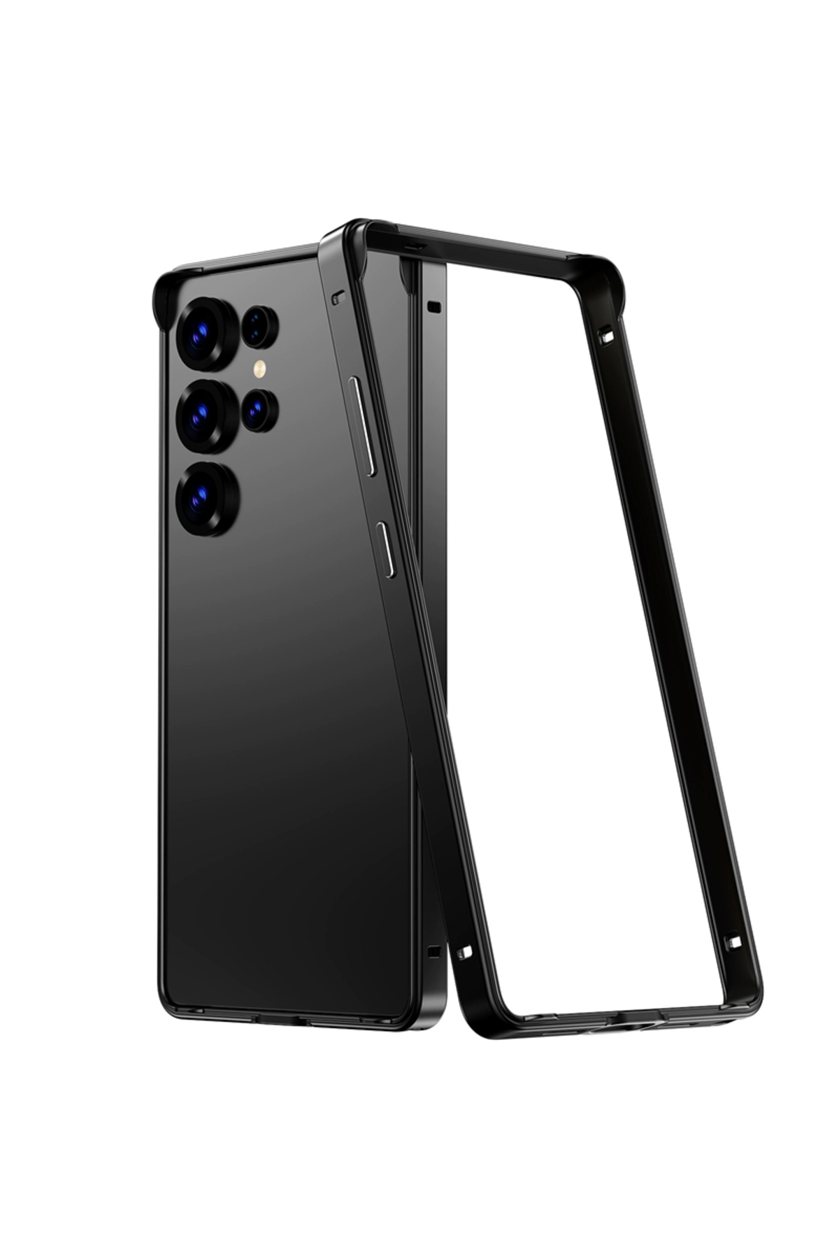 Choice Galaxy S25 Ultra black Aluminium Alloy Frame Metal Bumper Case ...