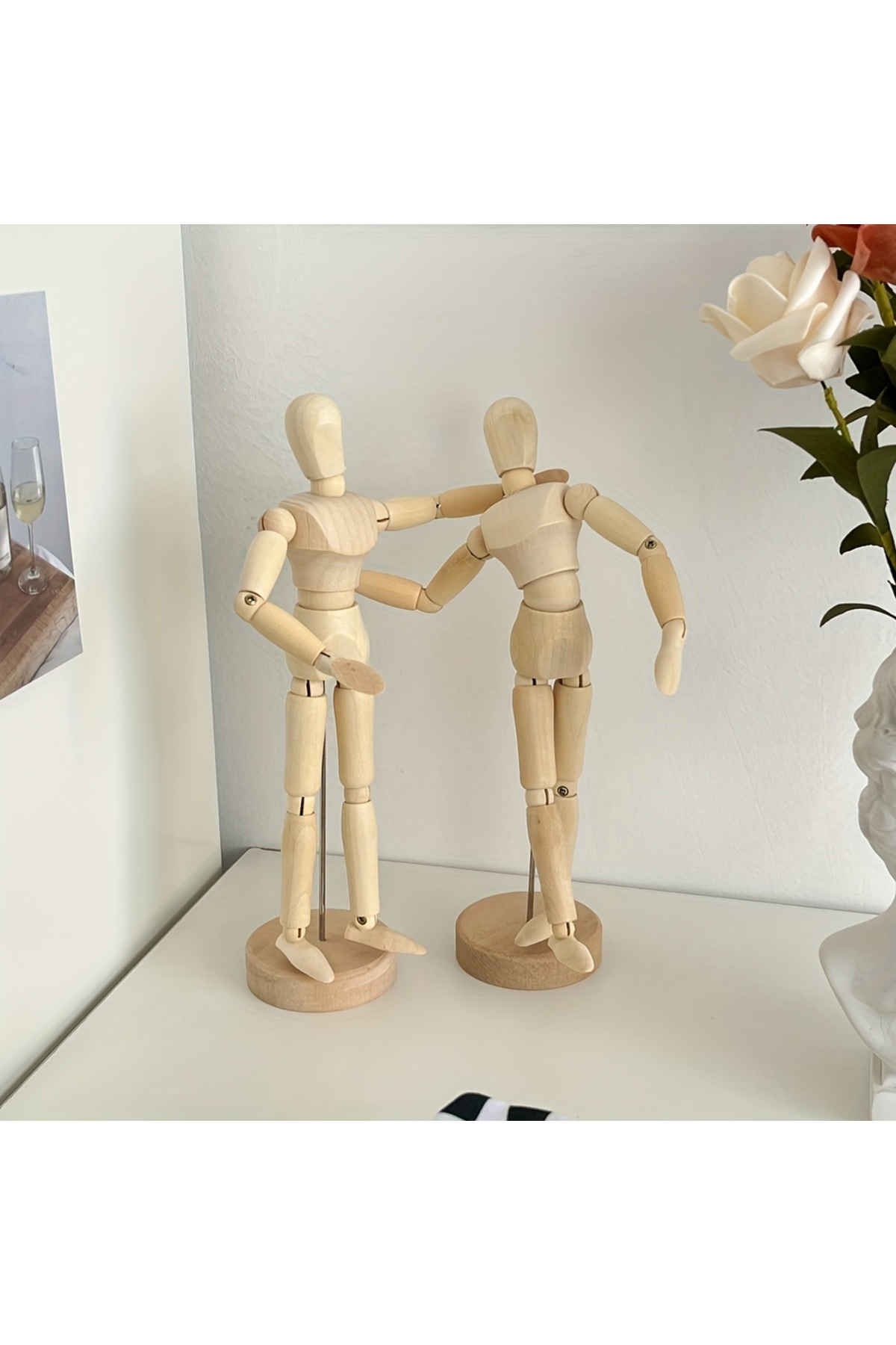Choice 8 Inch Wooden Man """Adjustable Wooden Drawing Dolls - 12 ...