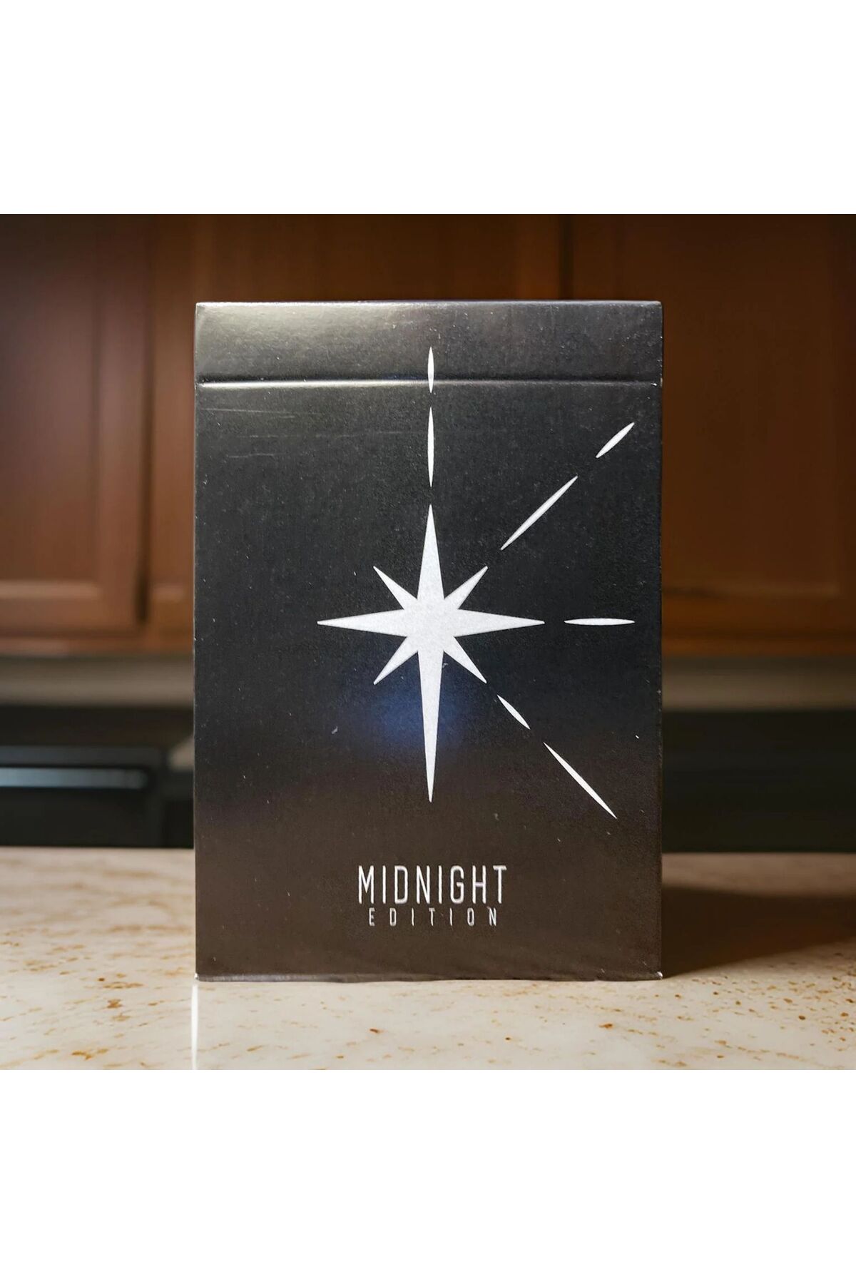 MAGIC WORLD North Star Midnight Black Marked Playing Card- Trendyol